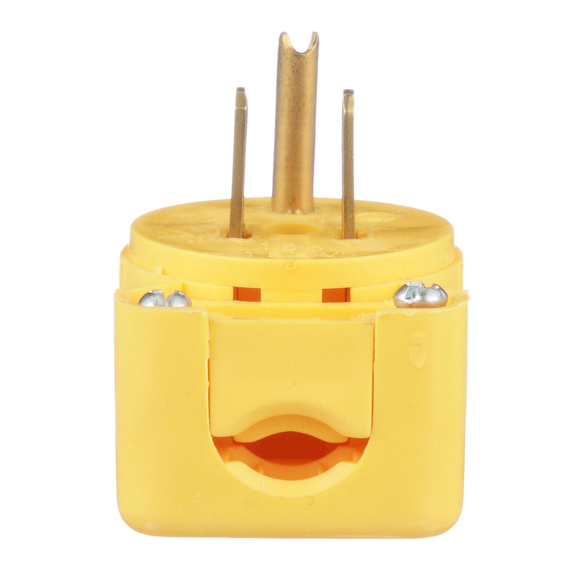 Angled Plug - Vinyl - Yellow - 15 A from EATON COOPER WIRING | BMR