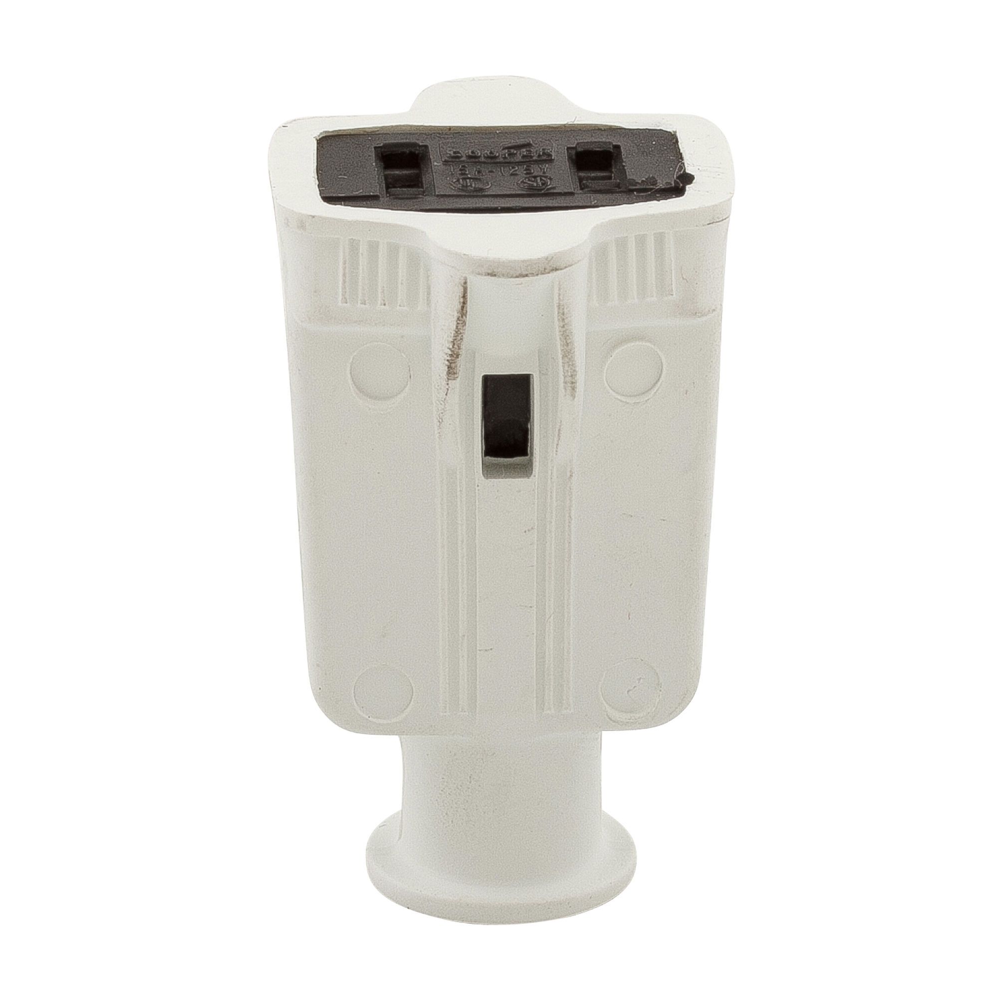PL.2F Female Connector - White from EATON COOPER WIRING | BMR