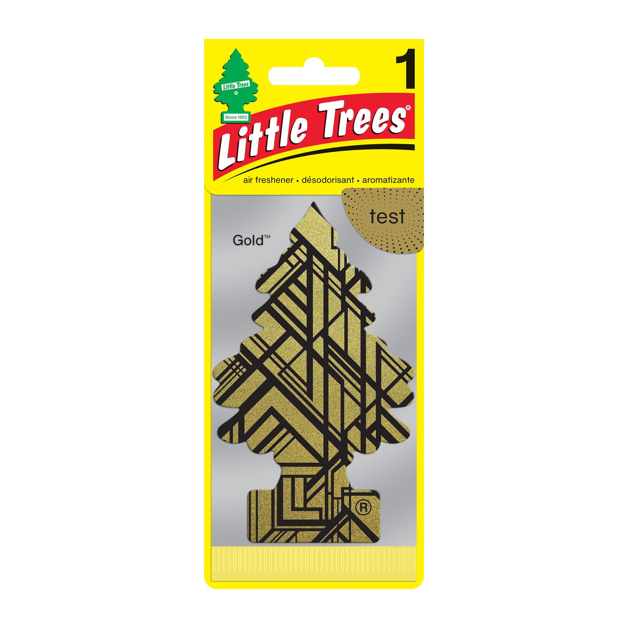 Little Trees Air Freshener - Gold Fragrance from LITTLE TREES | BMR
