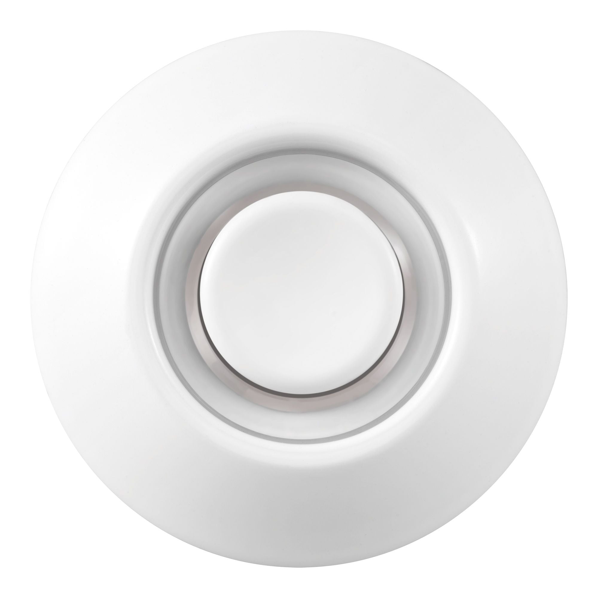 Wired Push Button Doorbell Lighted, Metal, White | BMR