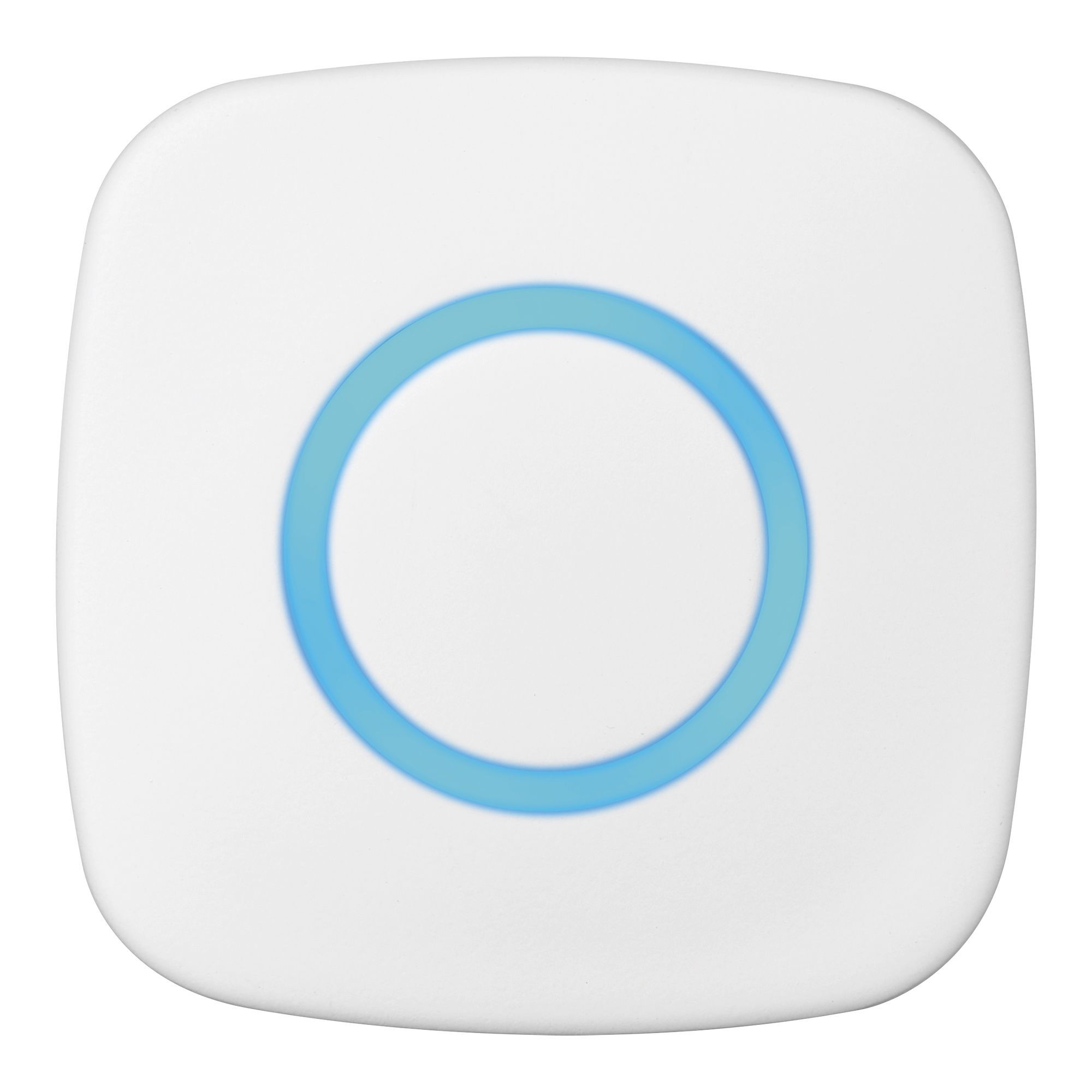 Wireless Push Button Doorbell Lighted, Metal, White from GLOBE | BMR