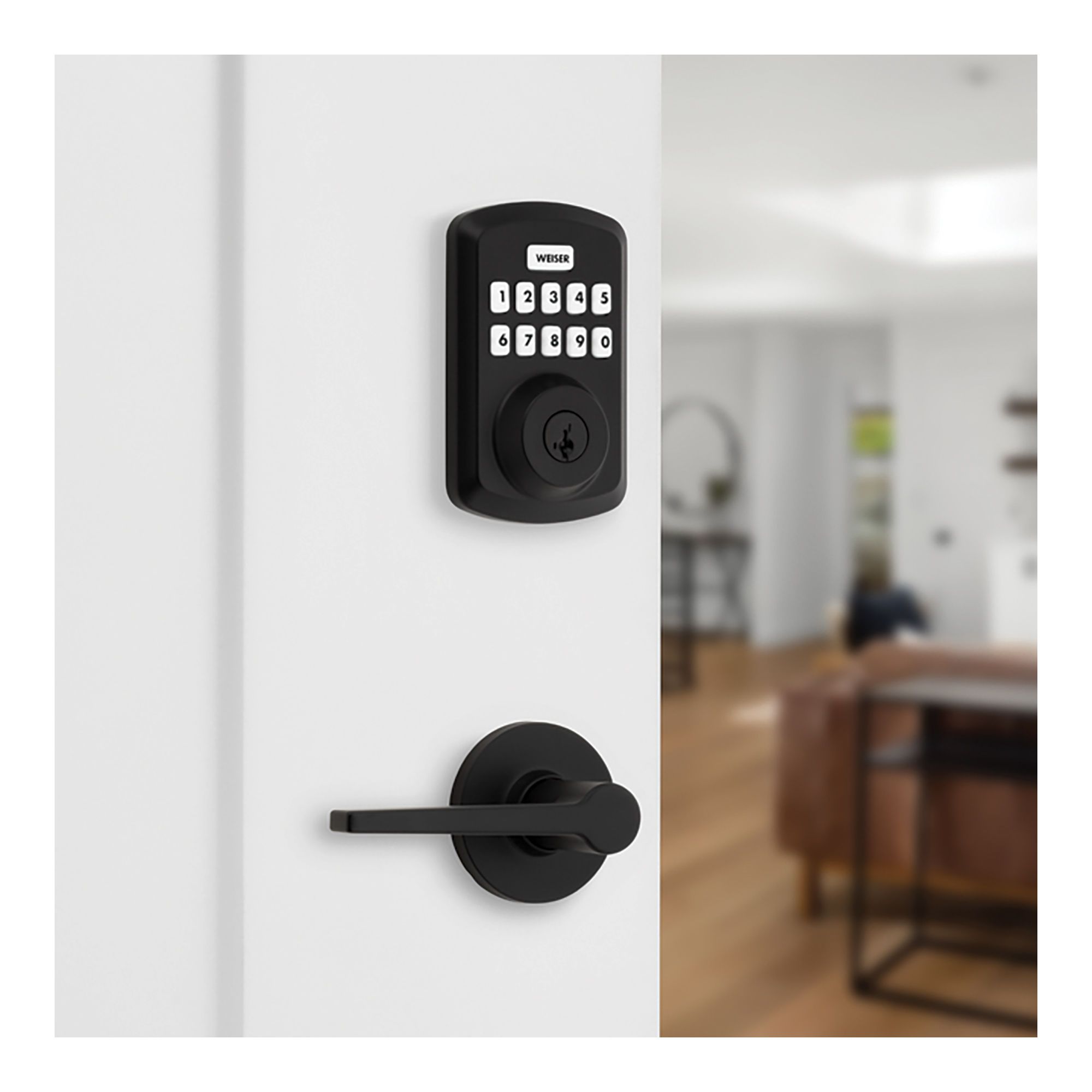 Numeric Keypad - Powerbolt 3 - Matte Black from WEISER | BMR