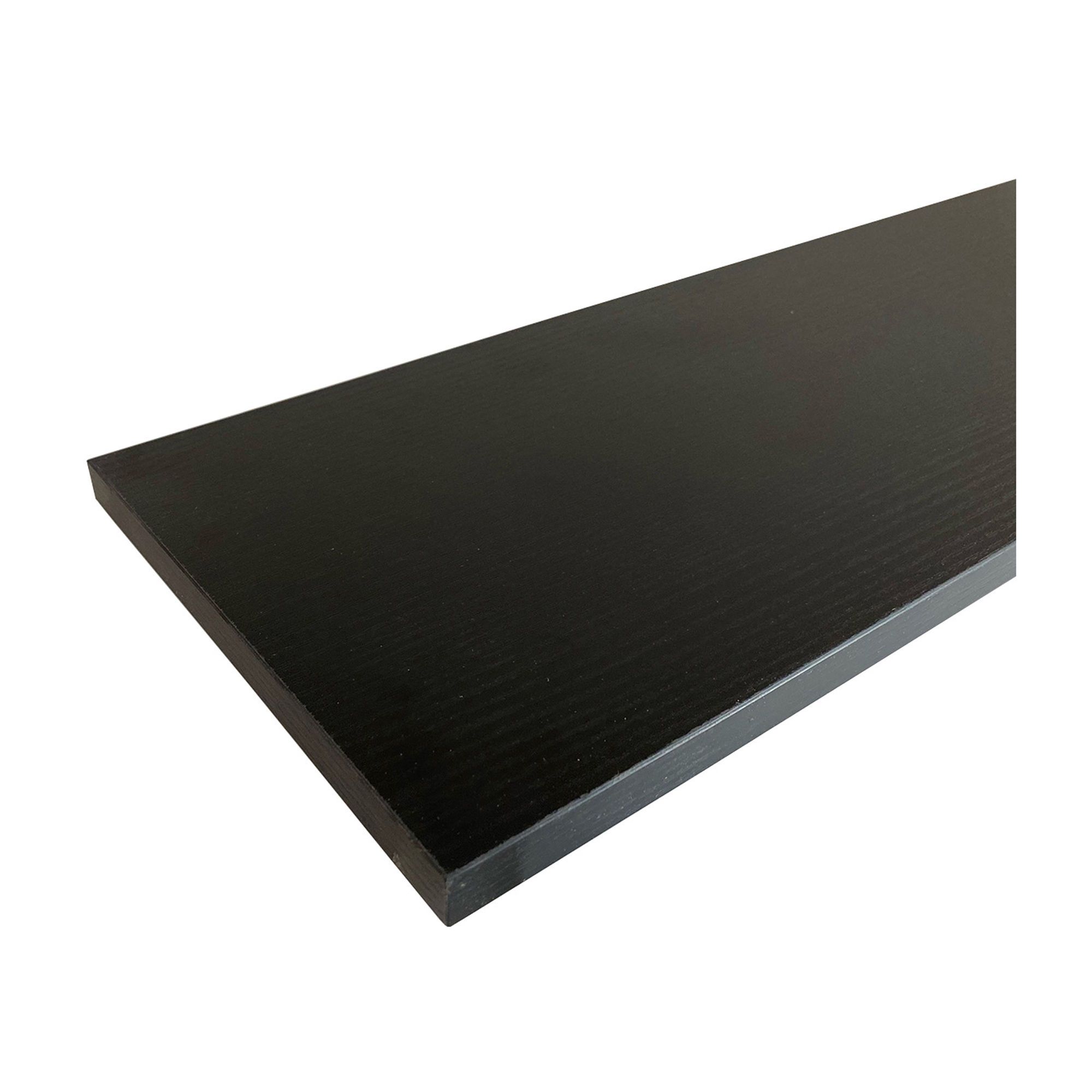 Melamine Shelf - Black - 10" x 36" from ONWARD HARDWARE | BMR