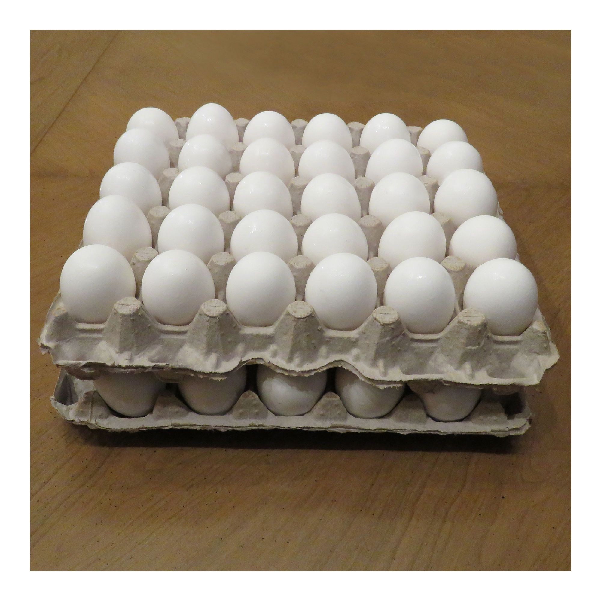 Pack of 120 Stackable 30 Egg Trays - Sturdy, Eco-Friendly, and ...