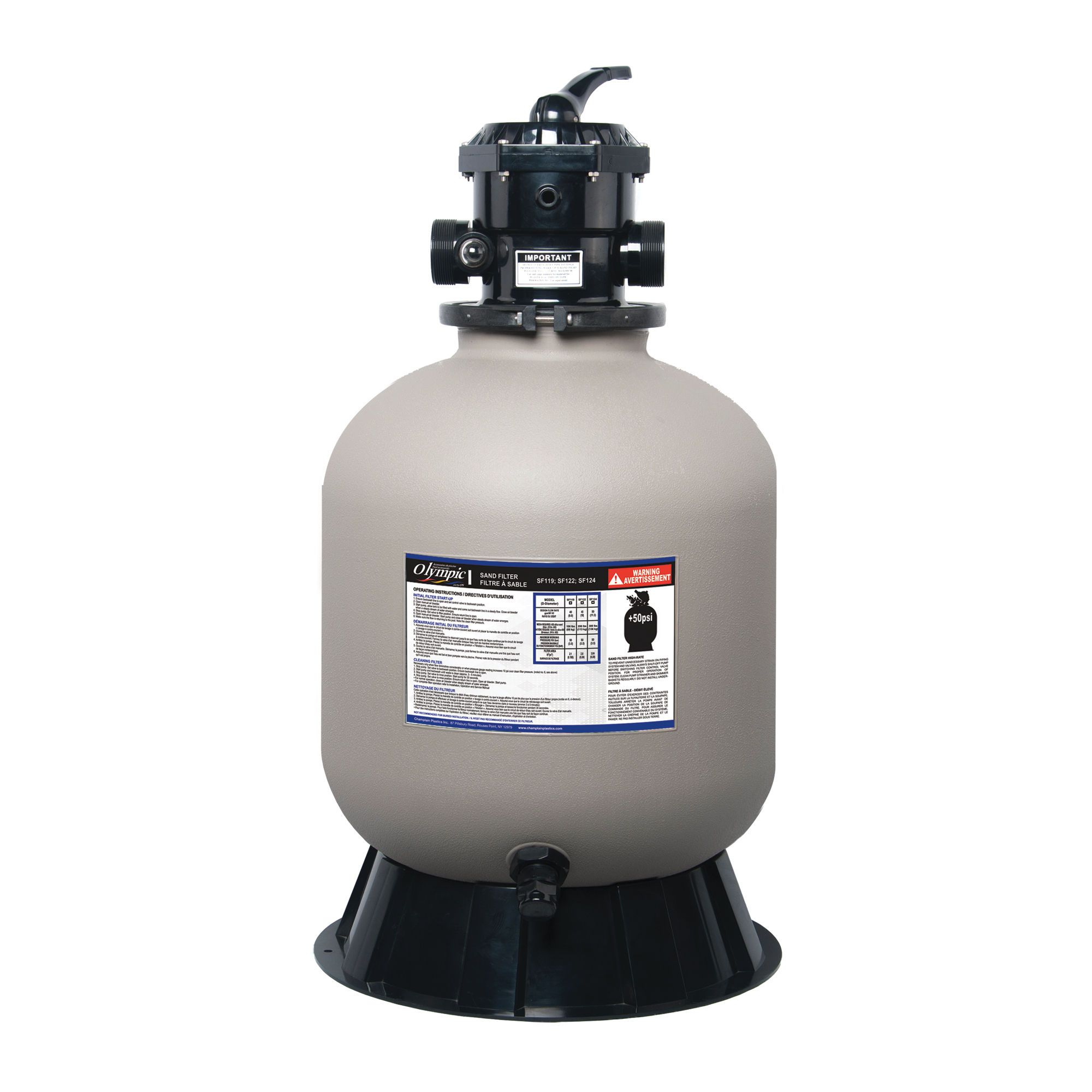 Sand Pool Filter - 19" from OLYMPIC | BMR