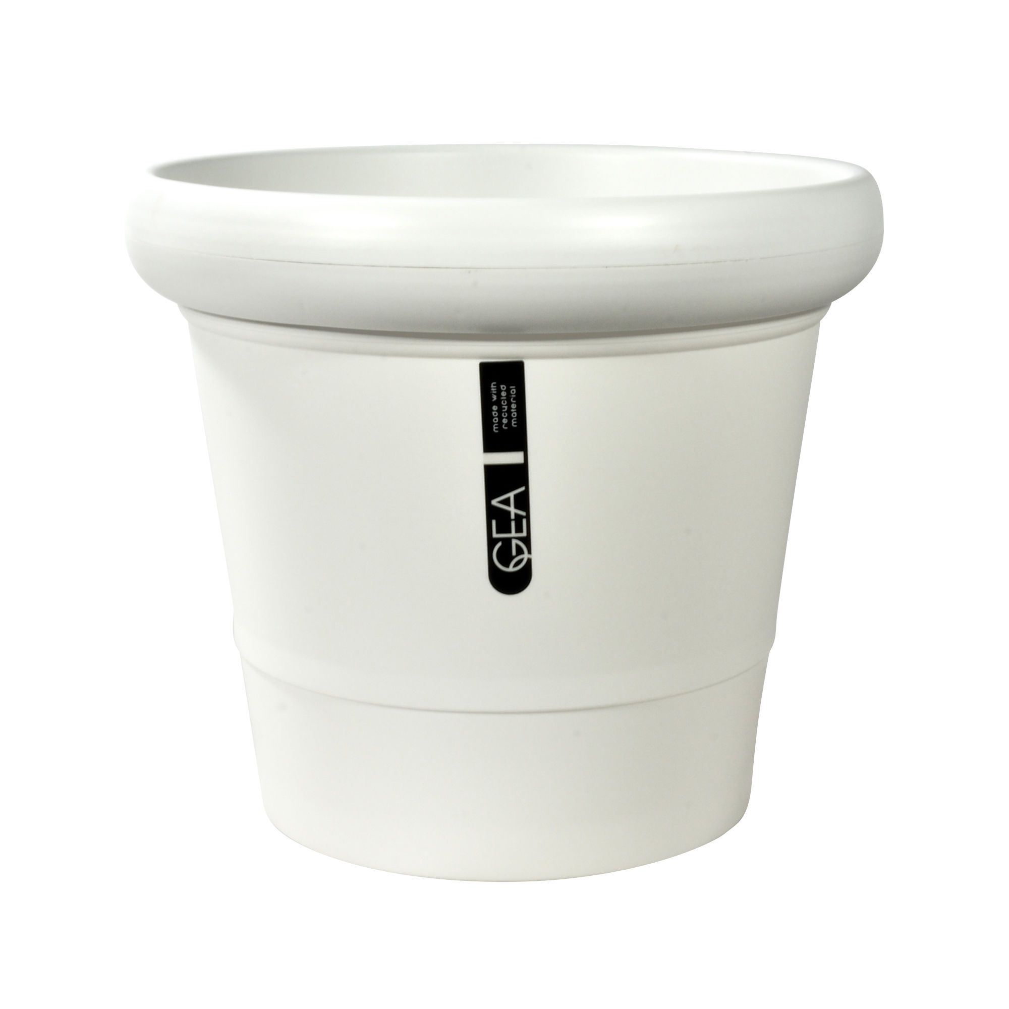 Indoor plastic Potty - Gea - Greige - 12" from VASERIE P.L.P. | BMR