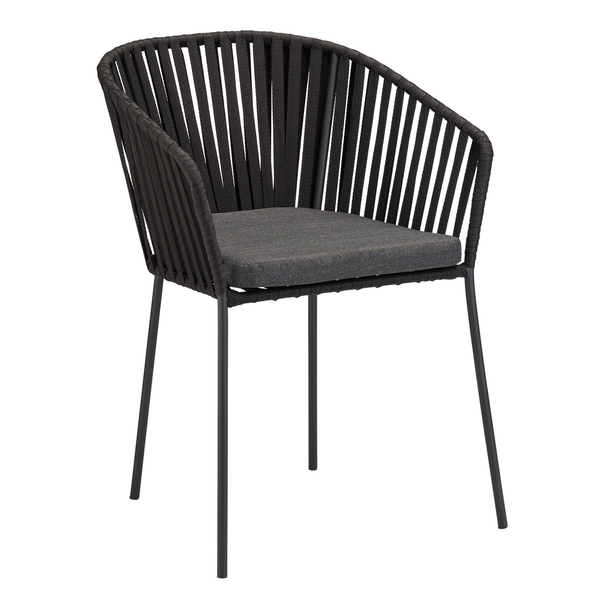 Outdoor Rope Chair - Black from OPAZ | BMR