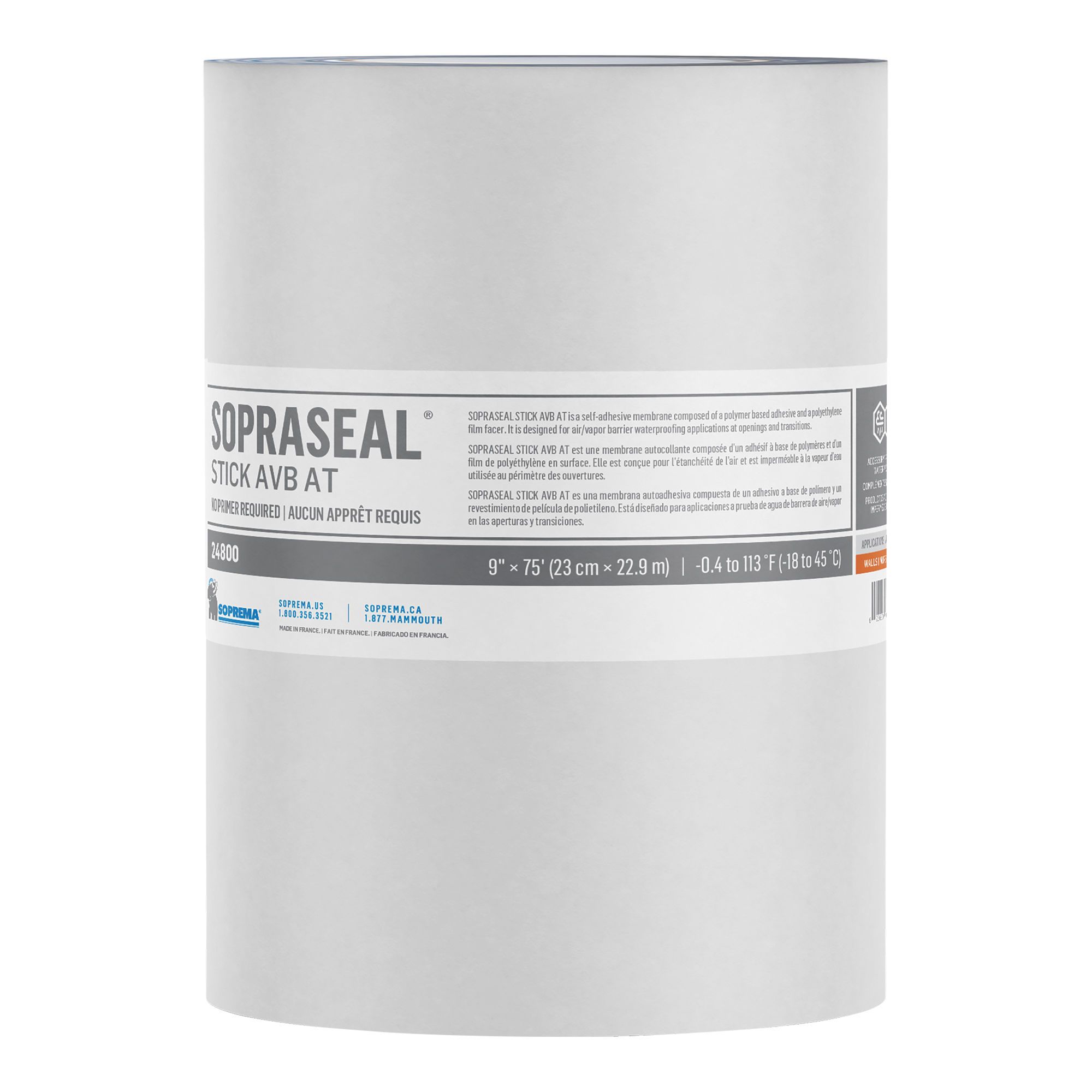 Sopraseal Stick Membrane - 9" x 75' from SOPREMA | BMR