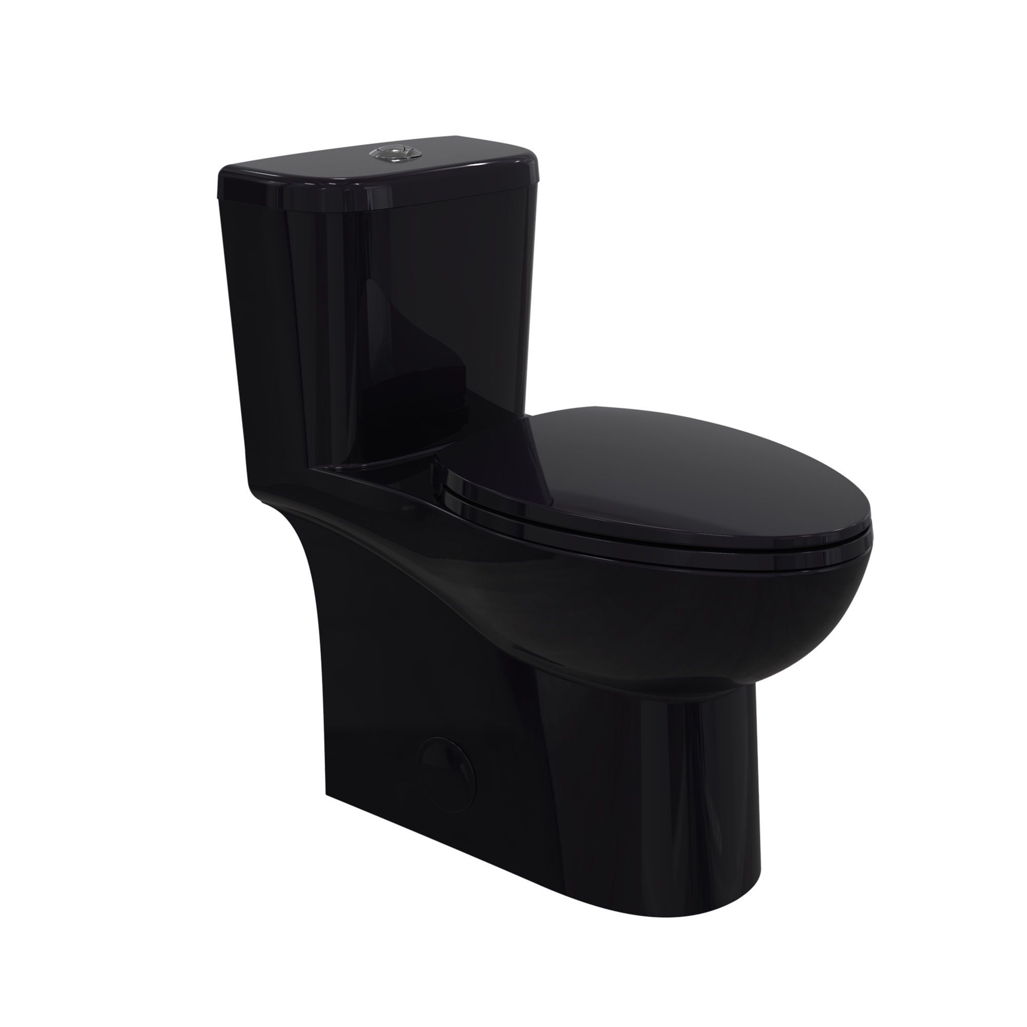 Toilet - One Piece - Dual Flush - Bali - Black from OPAZ | BMR