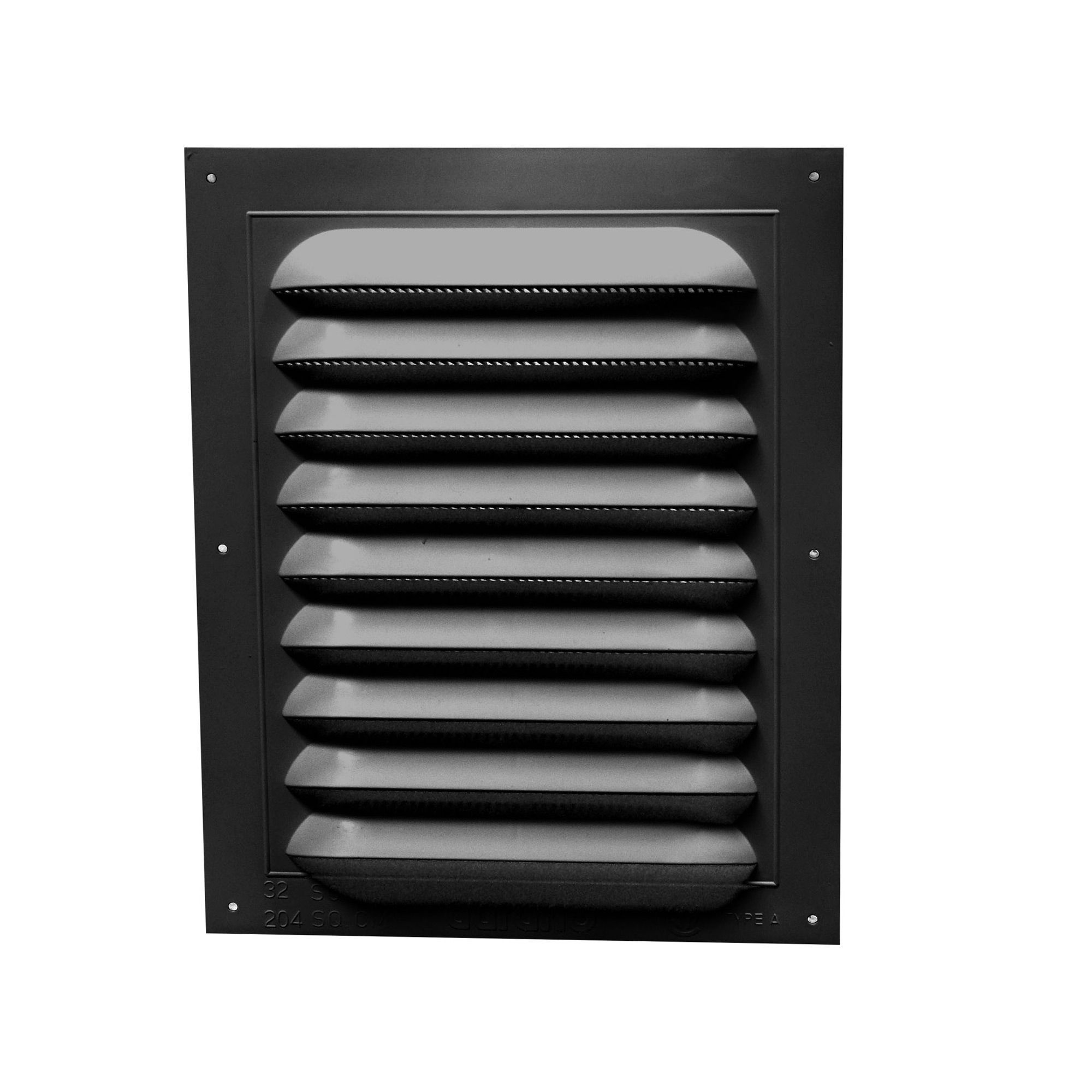 Rectangular Gable Vents - Standard - Black - 11" x 14" from CANPLAS ...