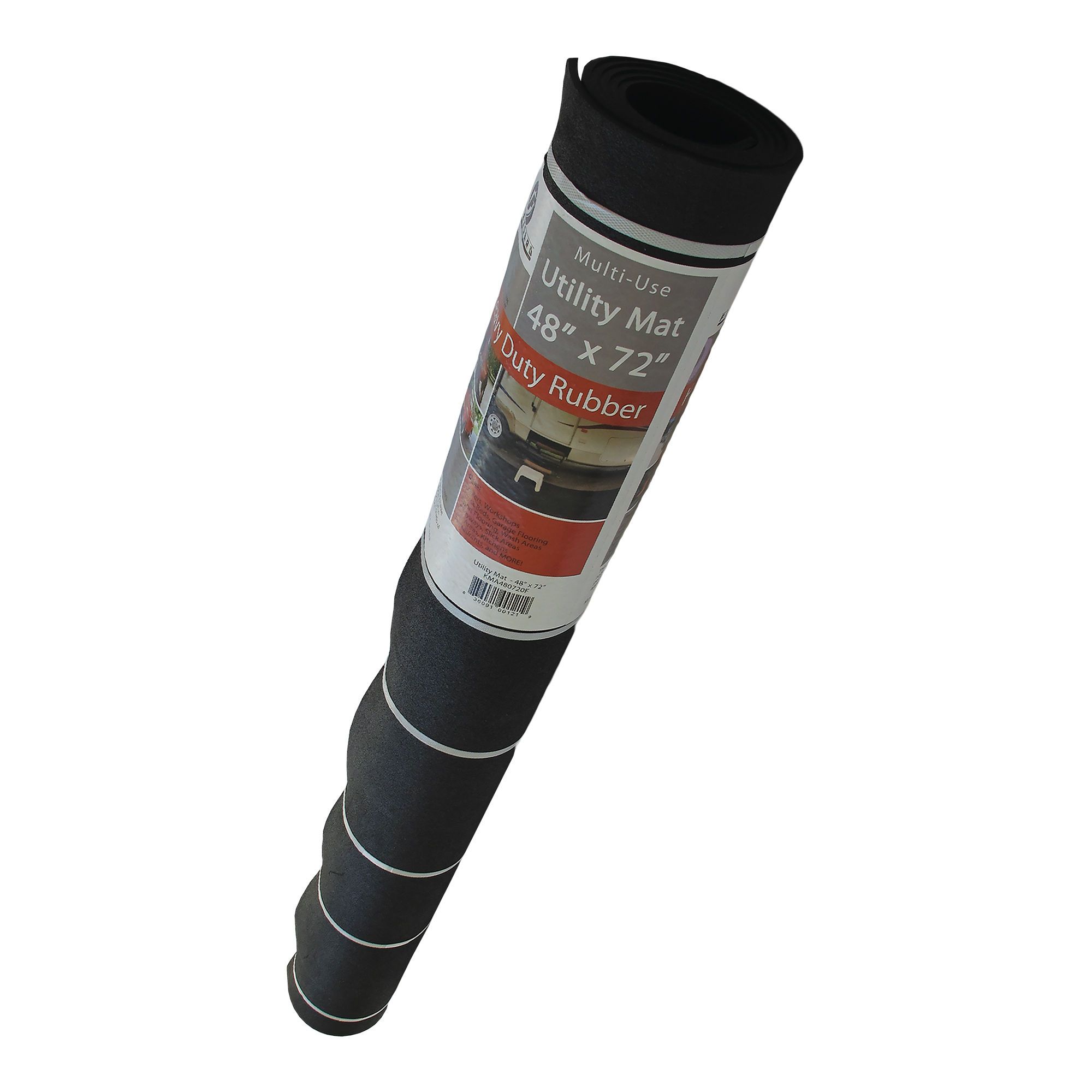 Utility Mat - Black - 48" x 72" x 1/4" from ANIMAT | BMR