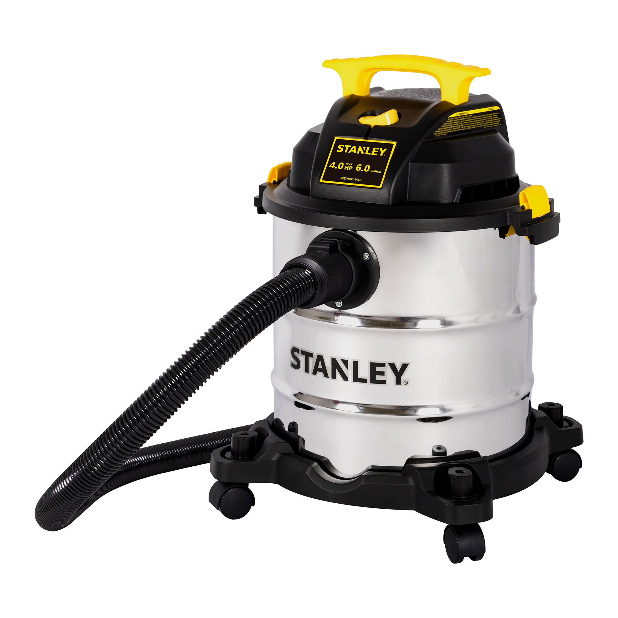Stainless Steel Wet/Dry Vacuum - 4 HP - 6 Gal. from STANLEY | BMR