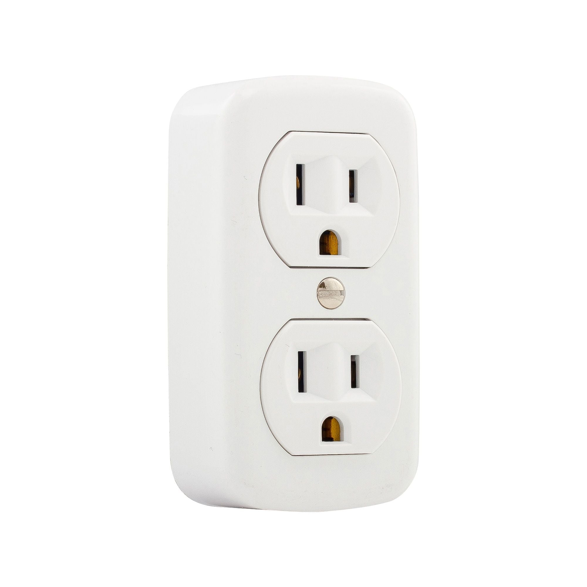 Double Surface-Mounted Socket Outlet, White, 15 A, 125 V from EATON ...