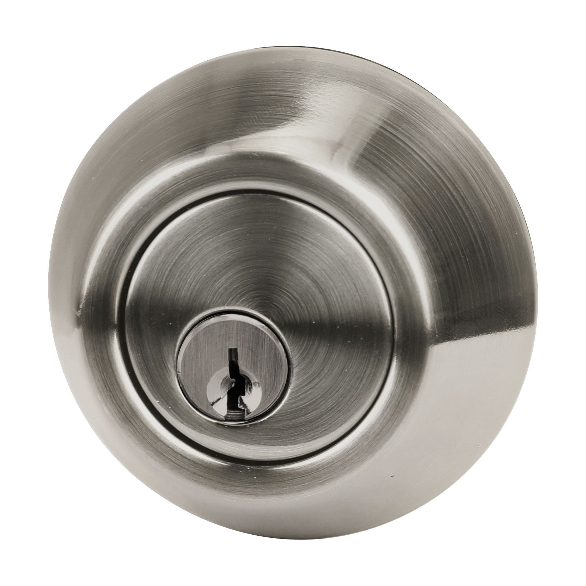 Round Deadbolt – Satin Nickel from OPAZ | BMR