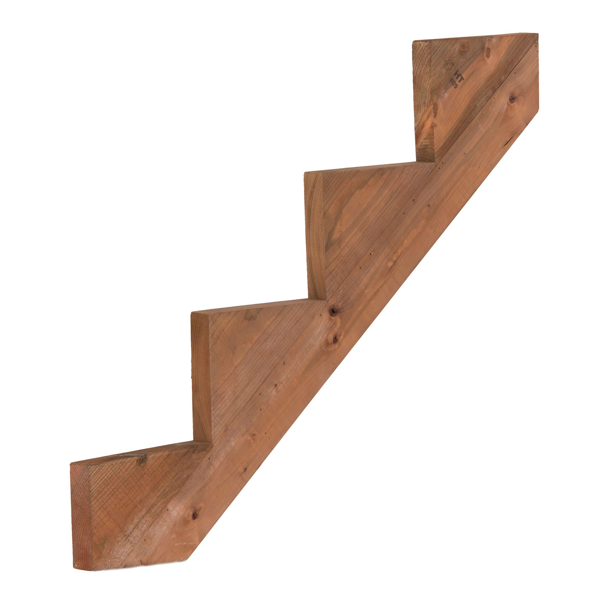 Limon d'escalier en bois traité brun, 4 marches, 12" | BMR