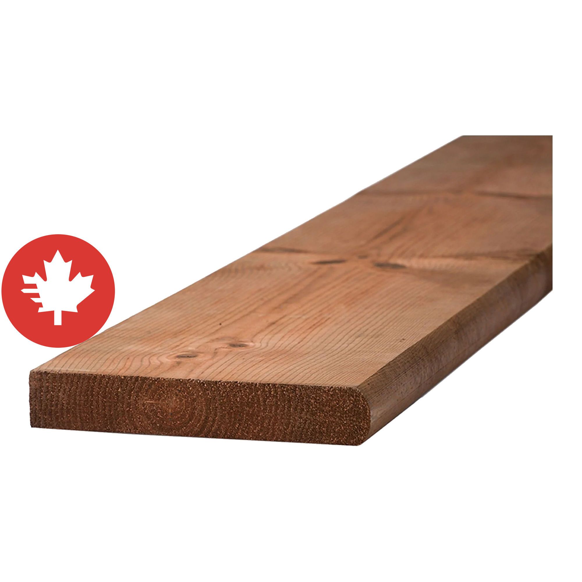 Wood ACQ Stair Tread - Brown - 2" x 12" x 42" | BMR