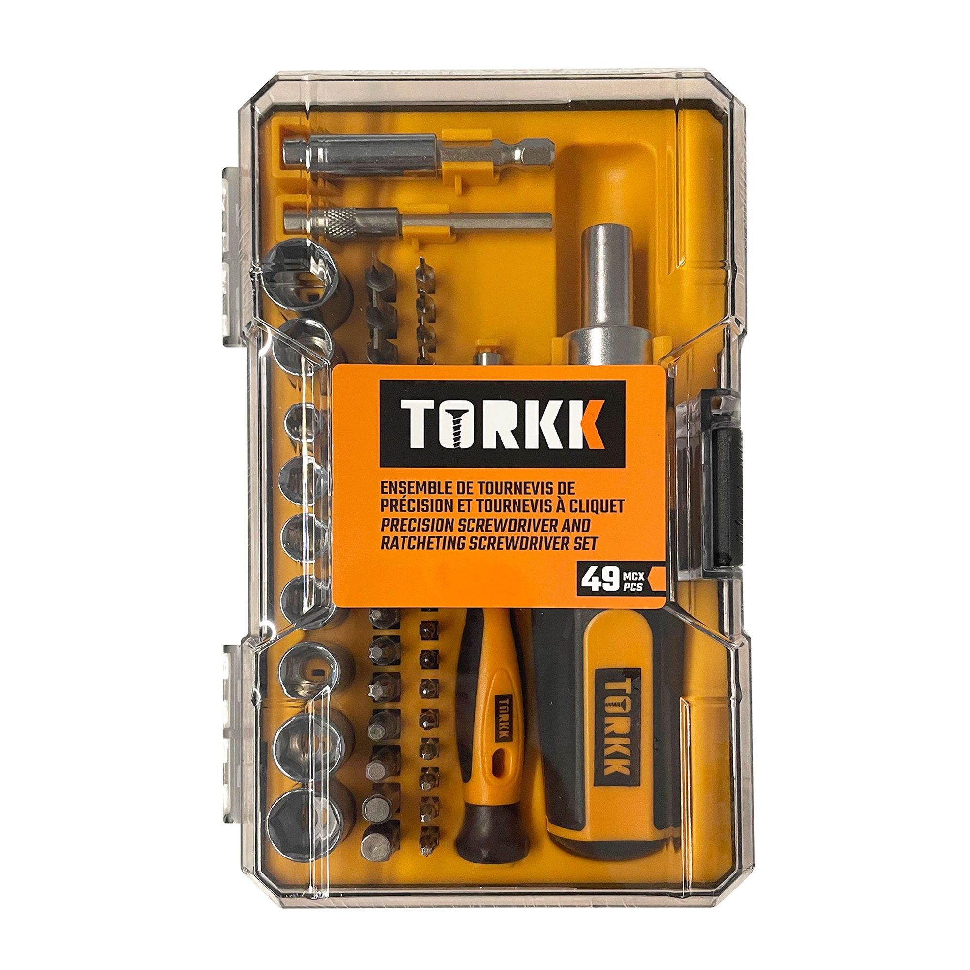 Precision + Ratchet Screwdriver Set - 49 pcs from TORKK | BMR
