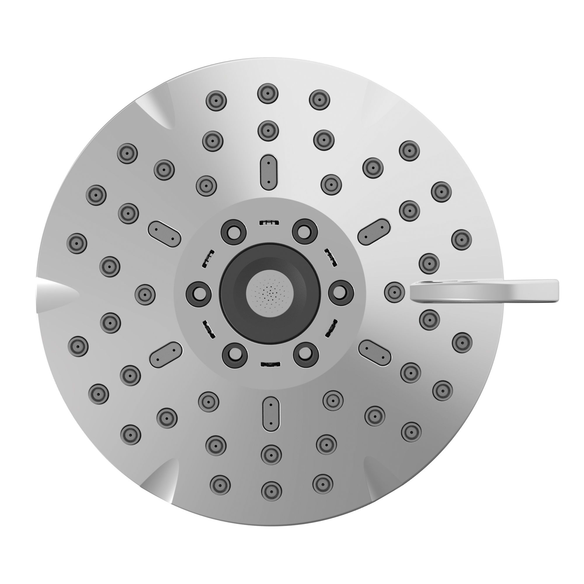 Pomme de douche, 6 fonctions, jet massage, chrome de OPAZ | BMR