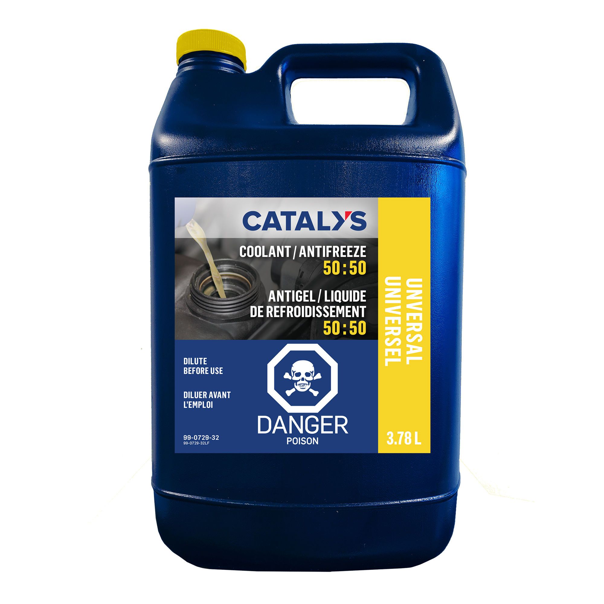 Universal Coolant - 50/50 - ELC - Yellow - 3.78 l from CATALYS ...