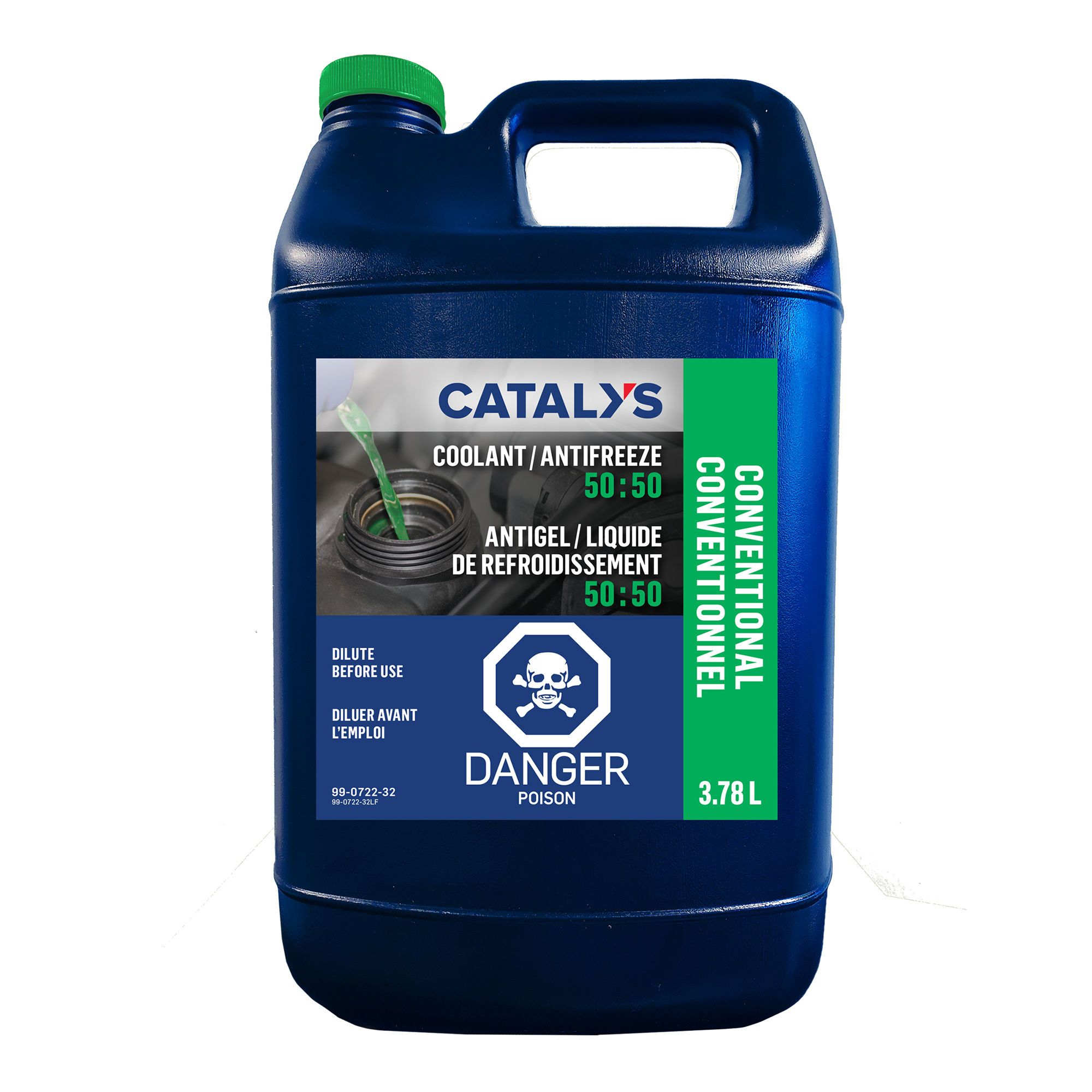 Conventional Coolant - 50/50 - Green - 3.78 l | BMR
