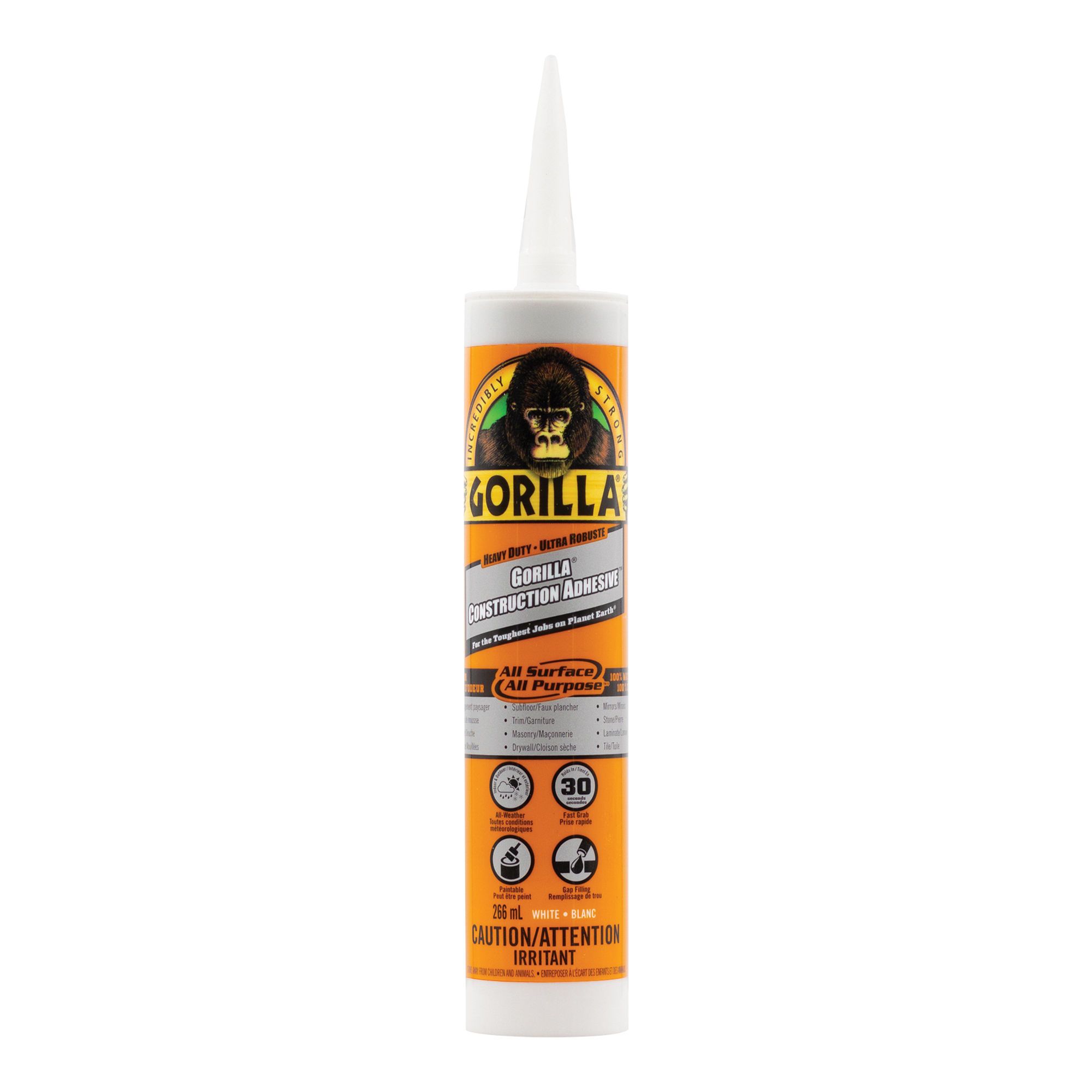 Gorilla Construction Adhesive - HD - 266 ml from GORILLA | BMR