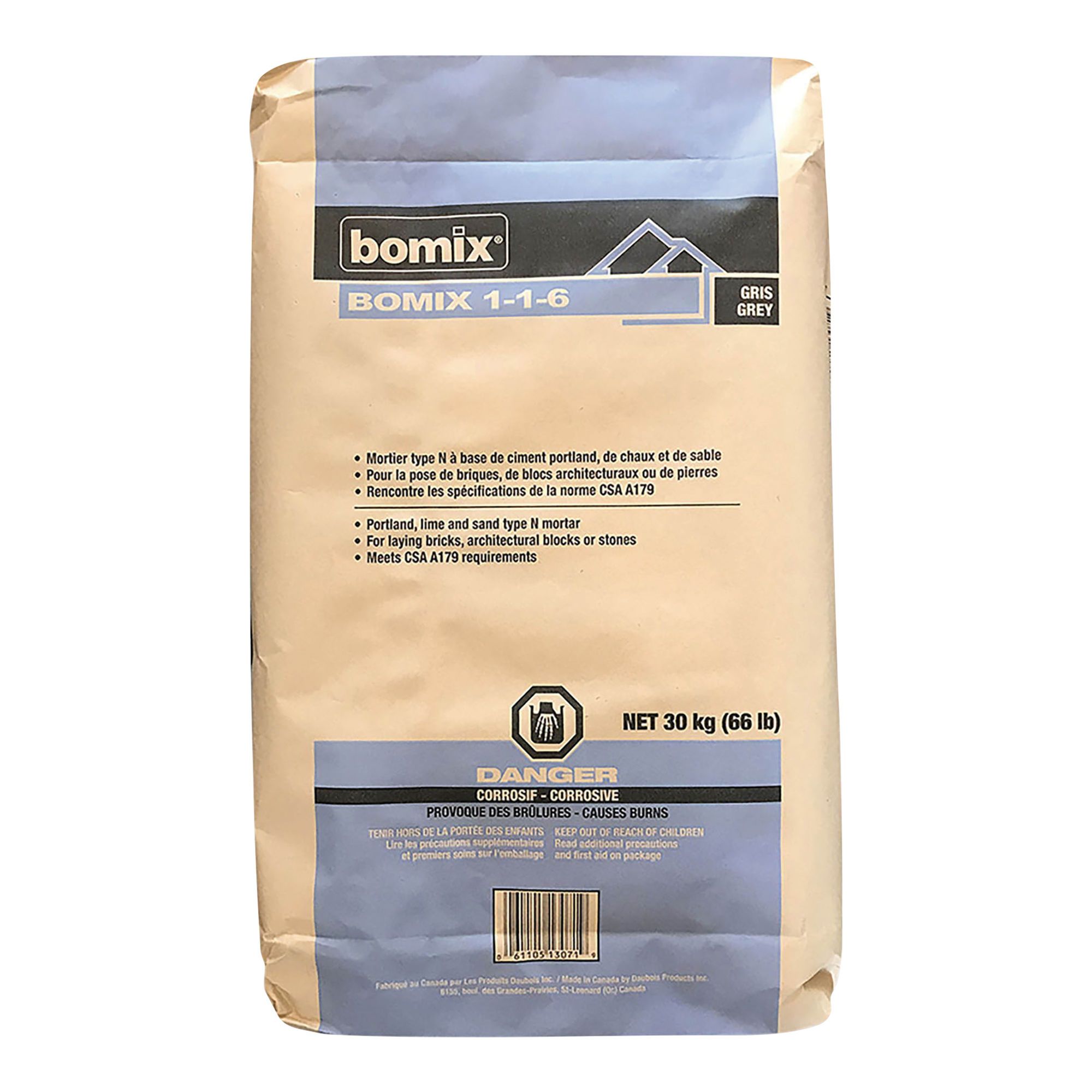 Mortar - 1-1-6 - 30 kg from BOMIX | BMR