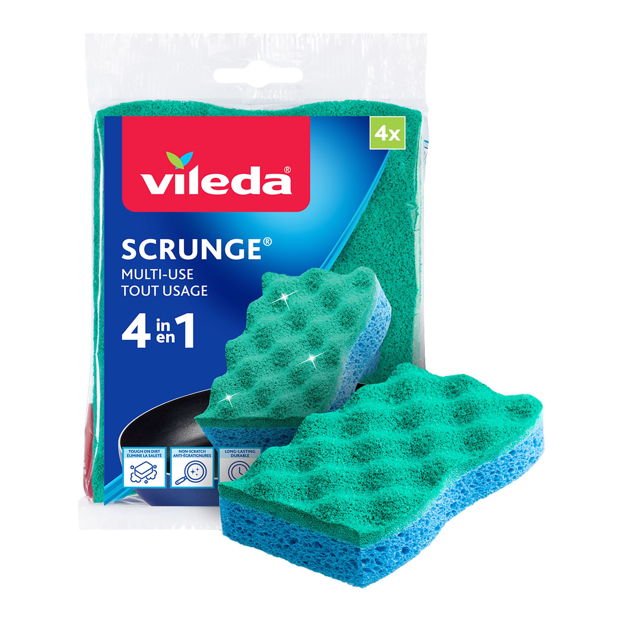 Sponge Crunge - Multi-Use - 4/pkg from VILEDA | BMR