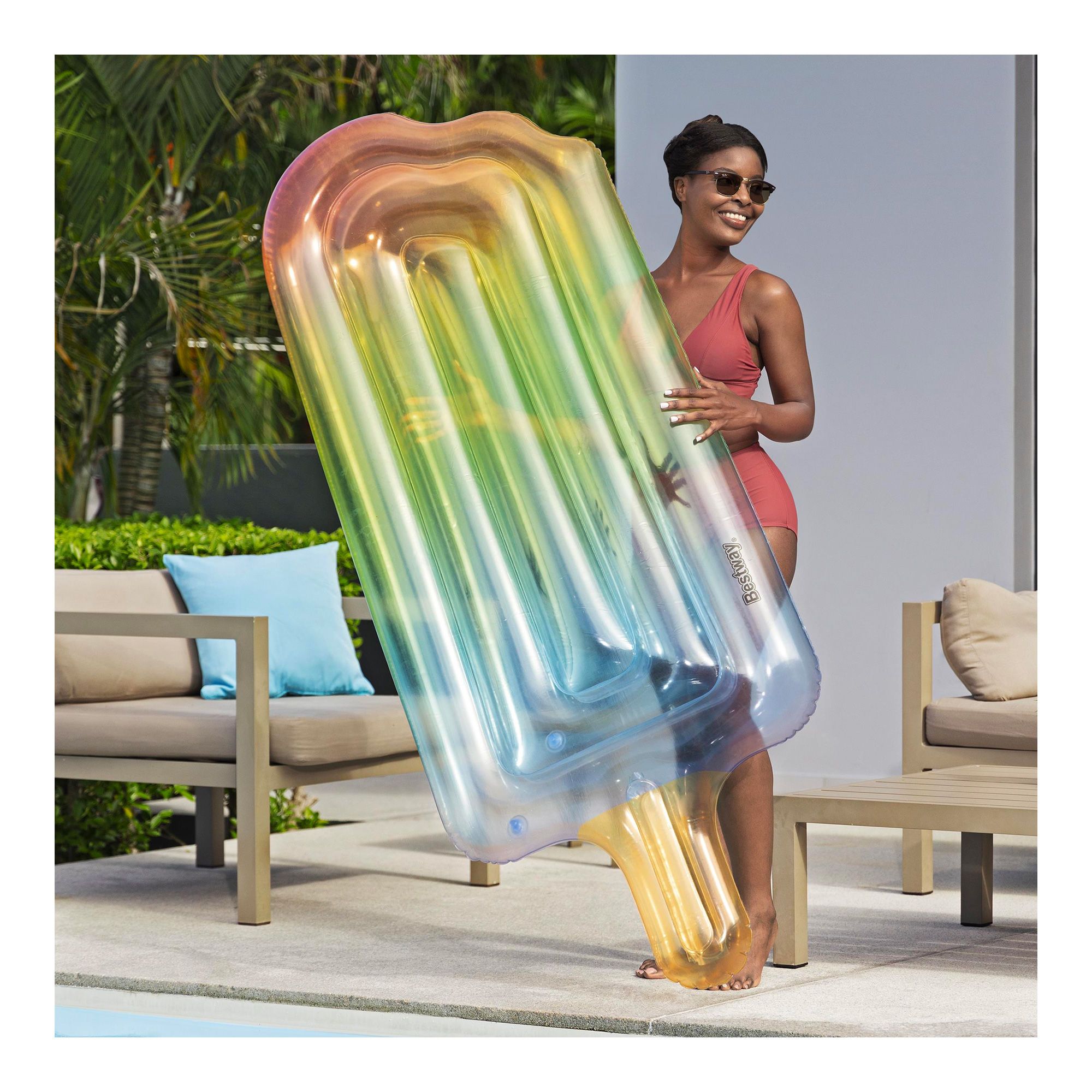 Pool Float – Dreamsicle - 6' 1" x 35" from BESTWAY | BMR