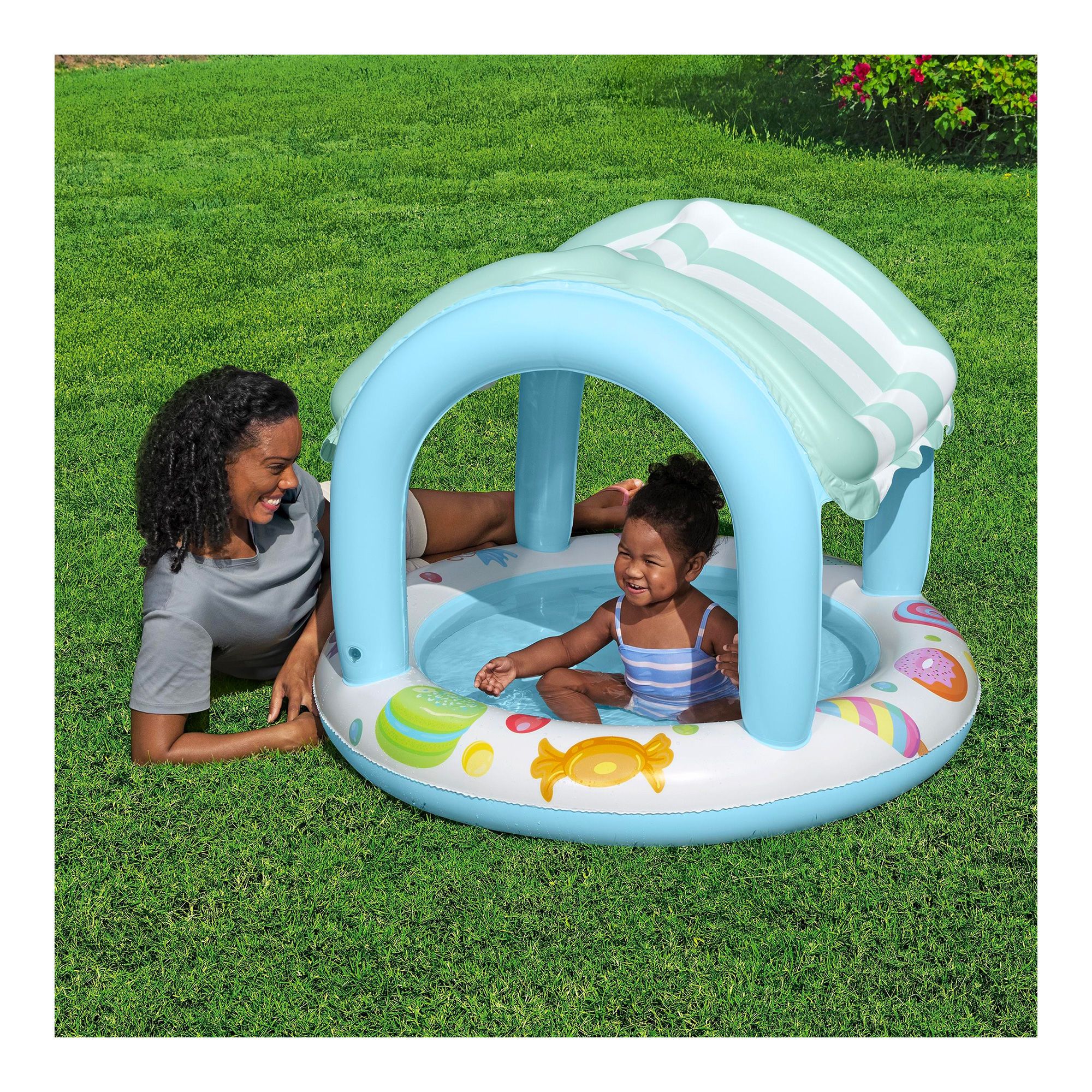 Kiddie Pool – Shaded - 41" x 33" from BESTWAY | BMR