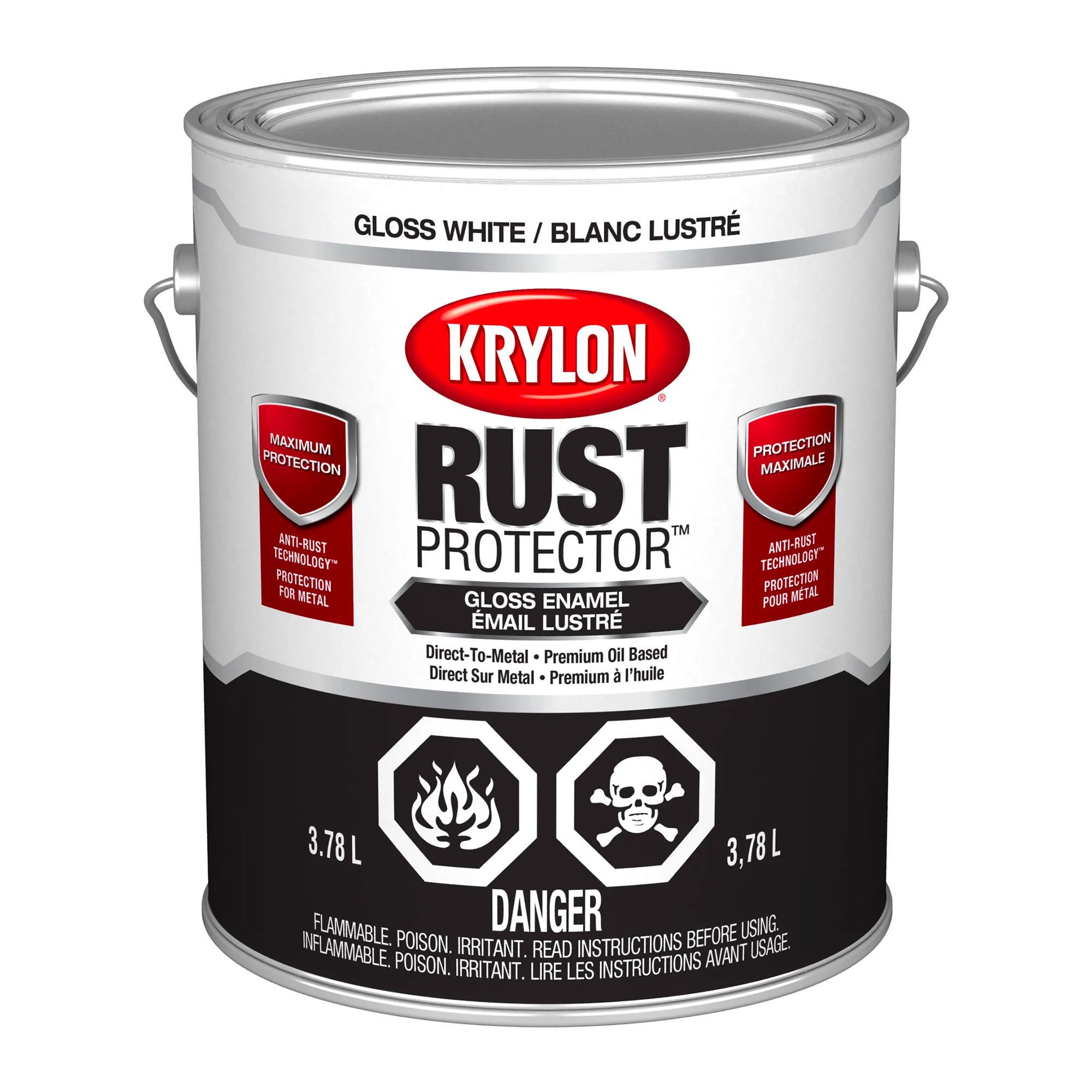 Rust Protector - Gloss White - 3.78 l from RUST-OLEUM | BMR