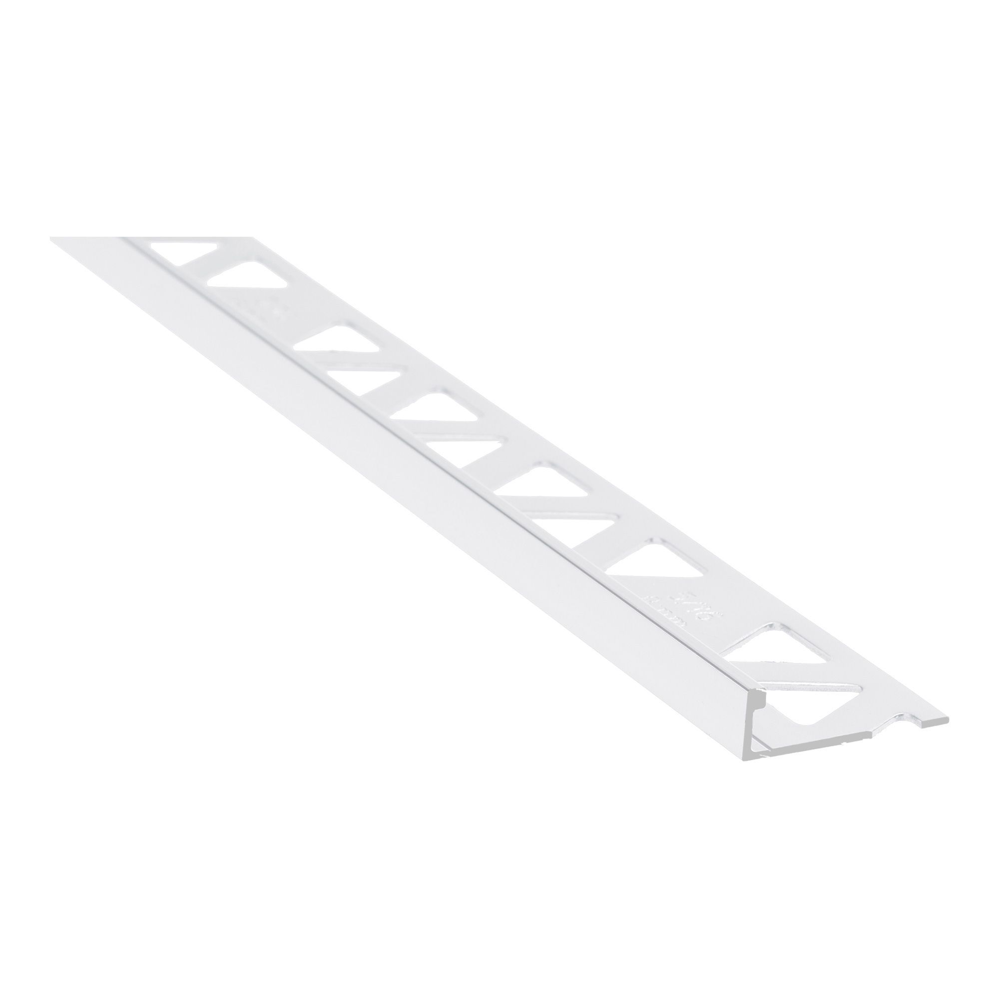 Bordure pour carreaux, aluminium, blanc, 8' x 5/16" de LOXCREEN | BMR