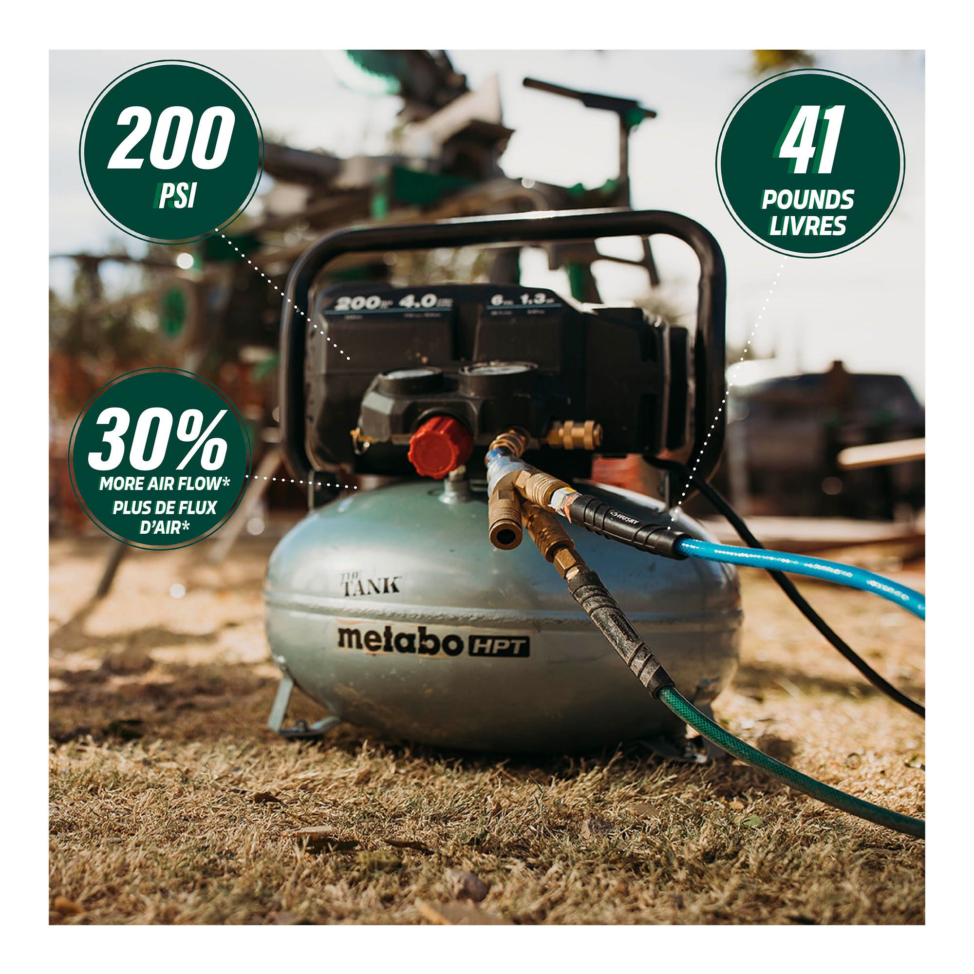 Compressor - 6 Gal - Oil Less - 4 CFM from METABO | BMR