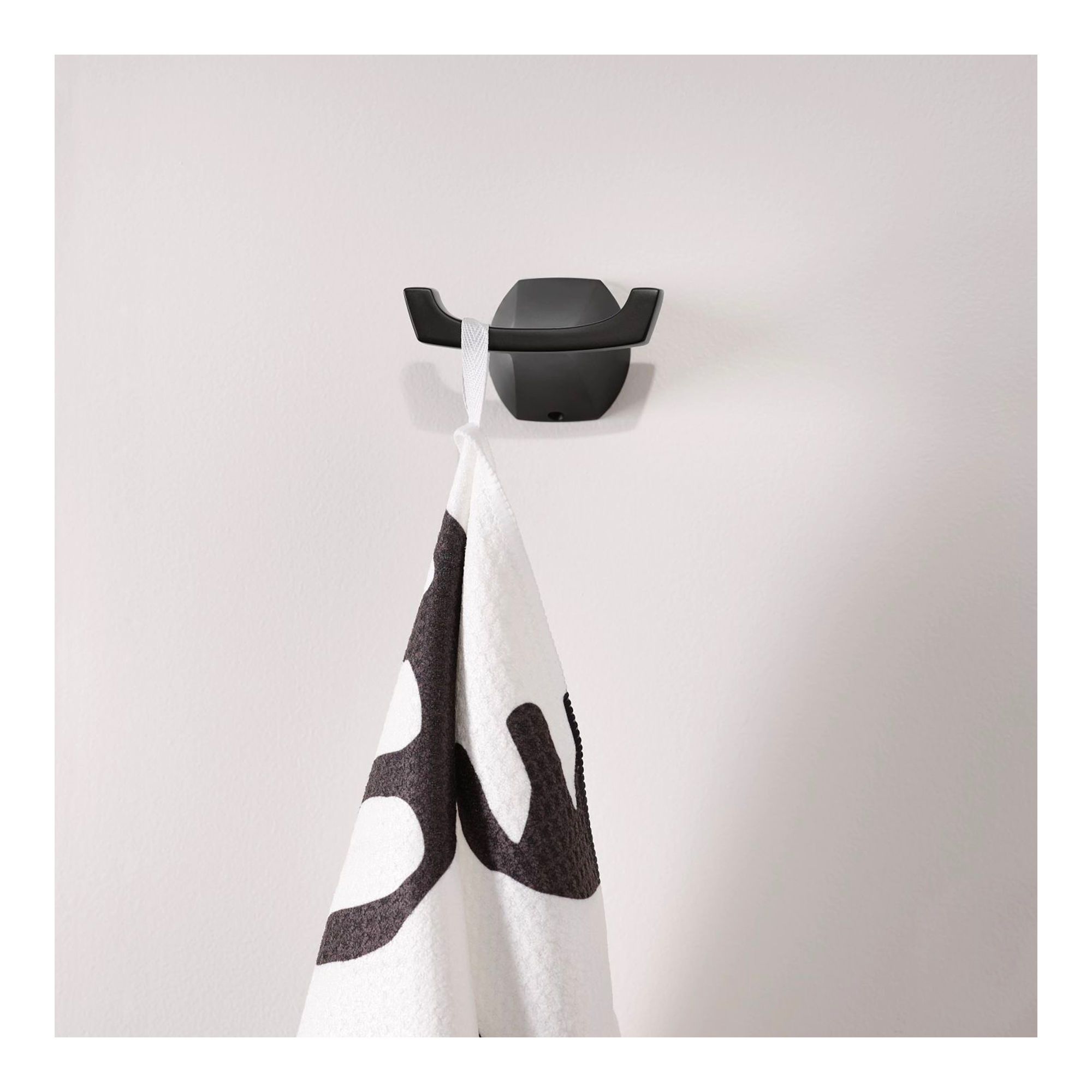 Crochet double - Lindor - noir mat de MOEN | BMR