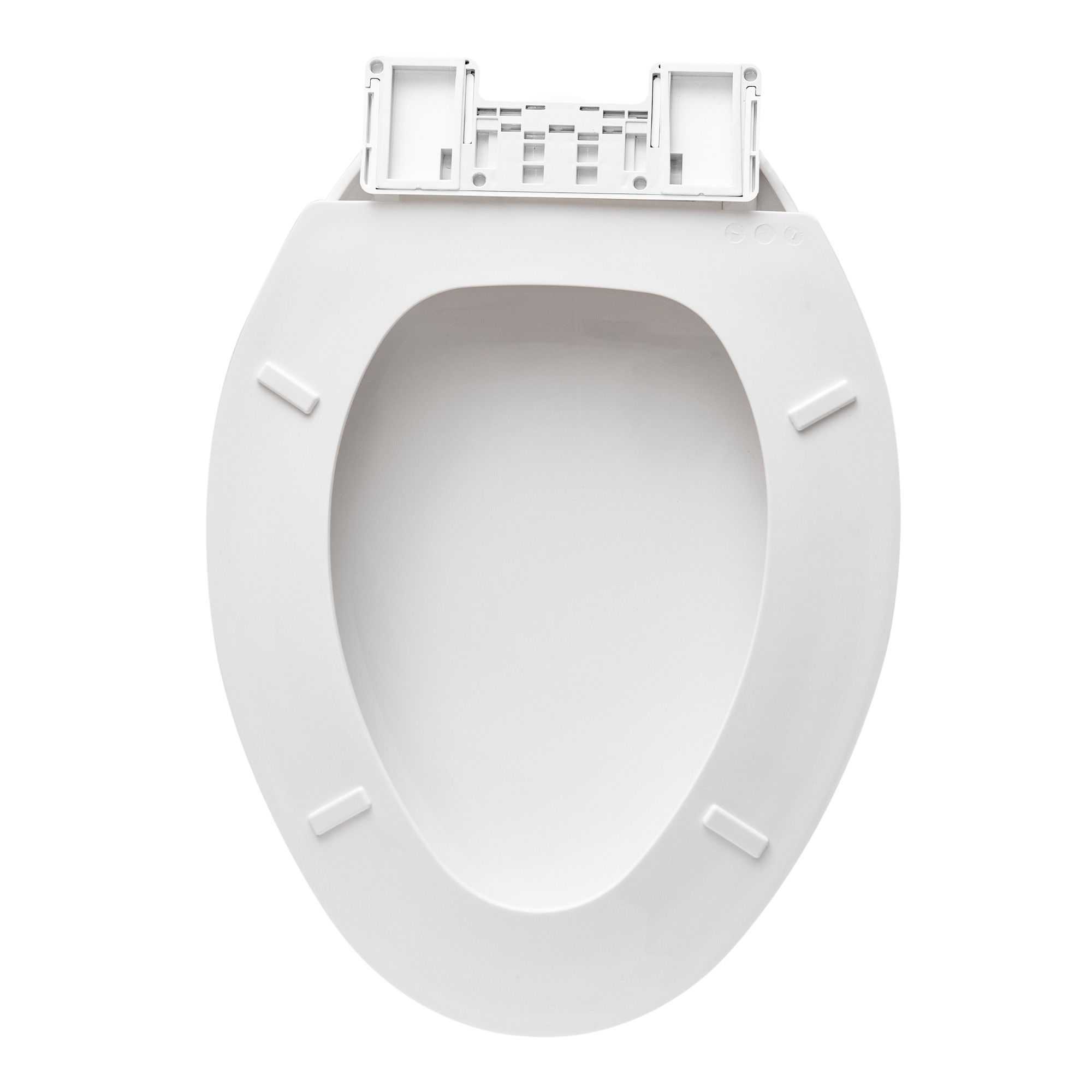 Siège de toilette, allongé, blanc, 44 cm x 35 cm de OPAZ | BMR