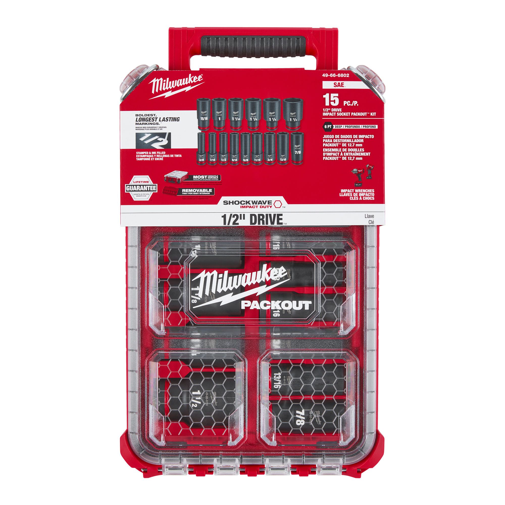 Shockwave Packout Set – 15 pcs from MILWAUKEE | BMR