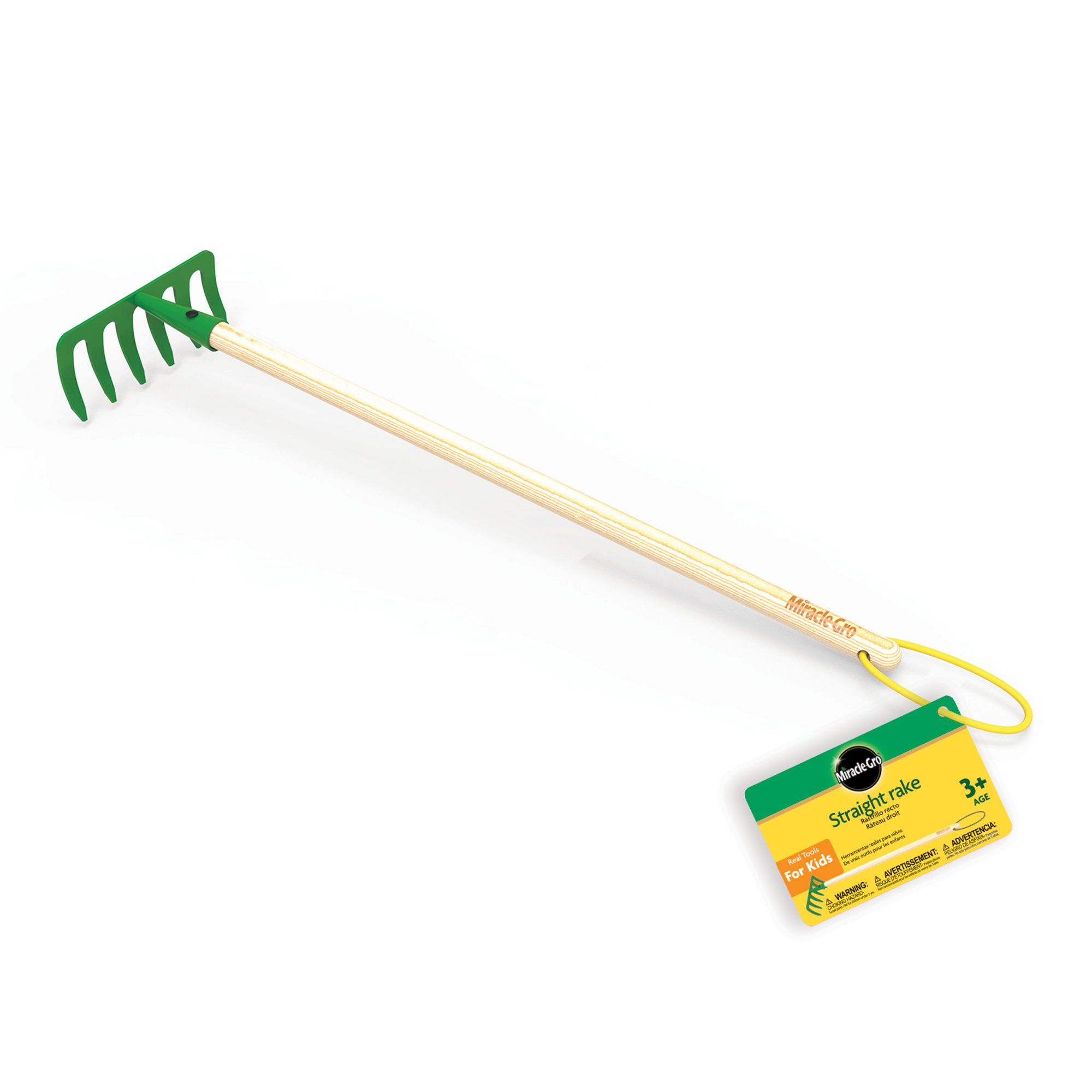 Straight Rake For Kids - Miracle-Gro JR. - 31.5'' x 7.9'' x 2.95'' from ...