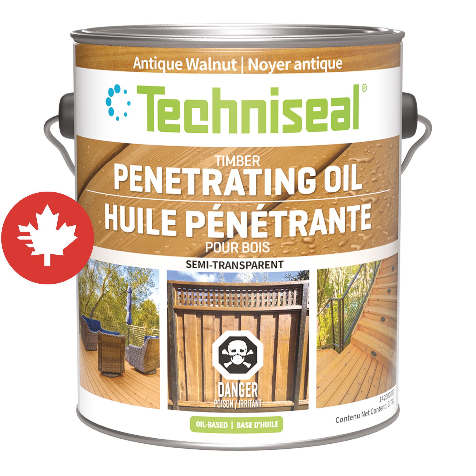 Wood Protector – Oil – Walnut – 3.78 l from TECHNISEAL | BMR
