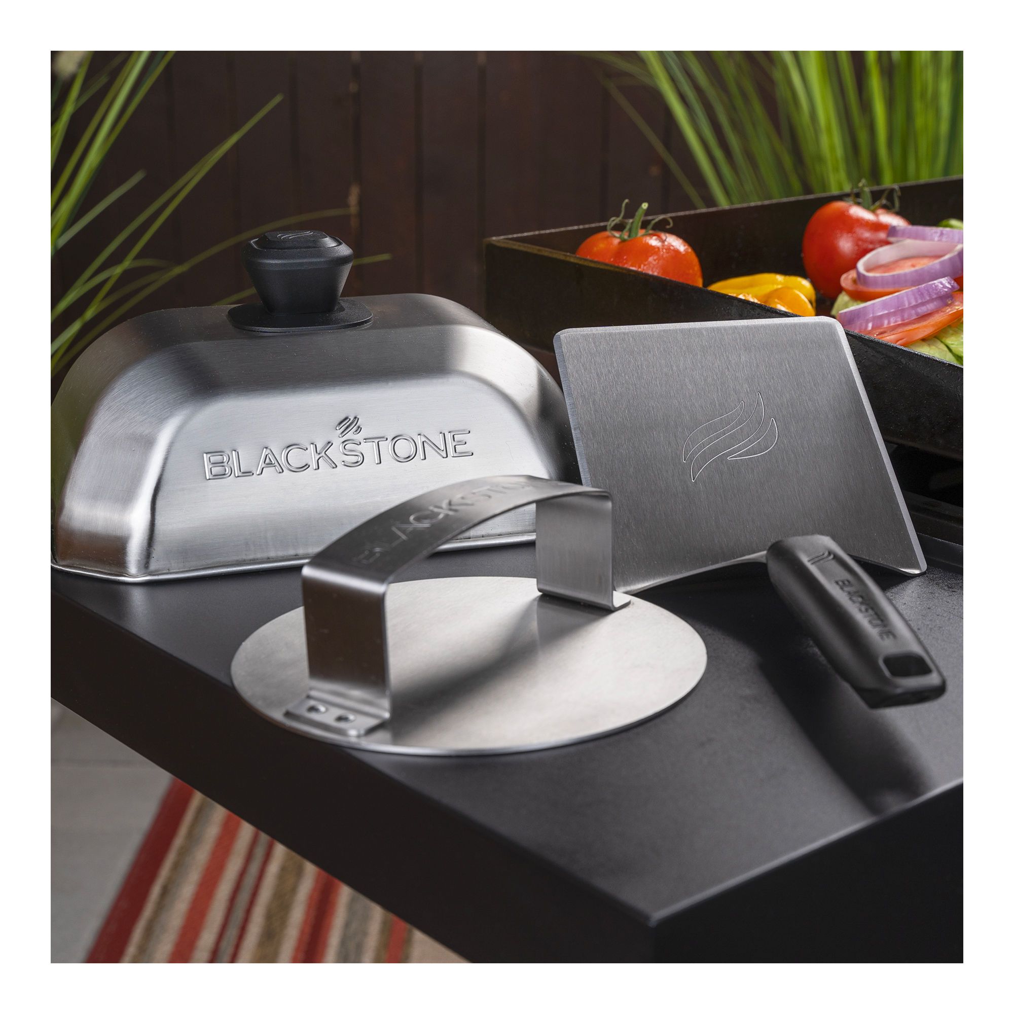 Hamburger Press – Stainless Steel – 3 pcs from BLACKSTONE | BMR