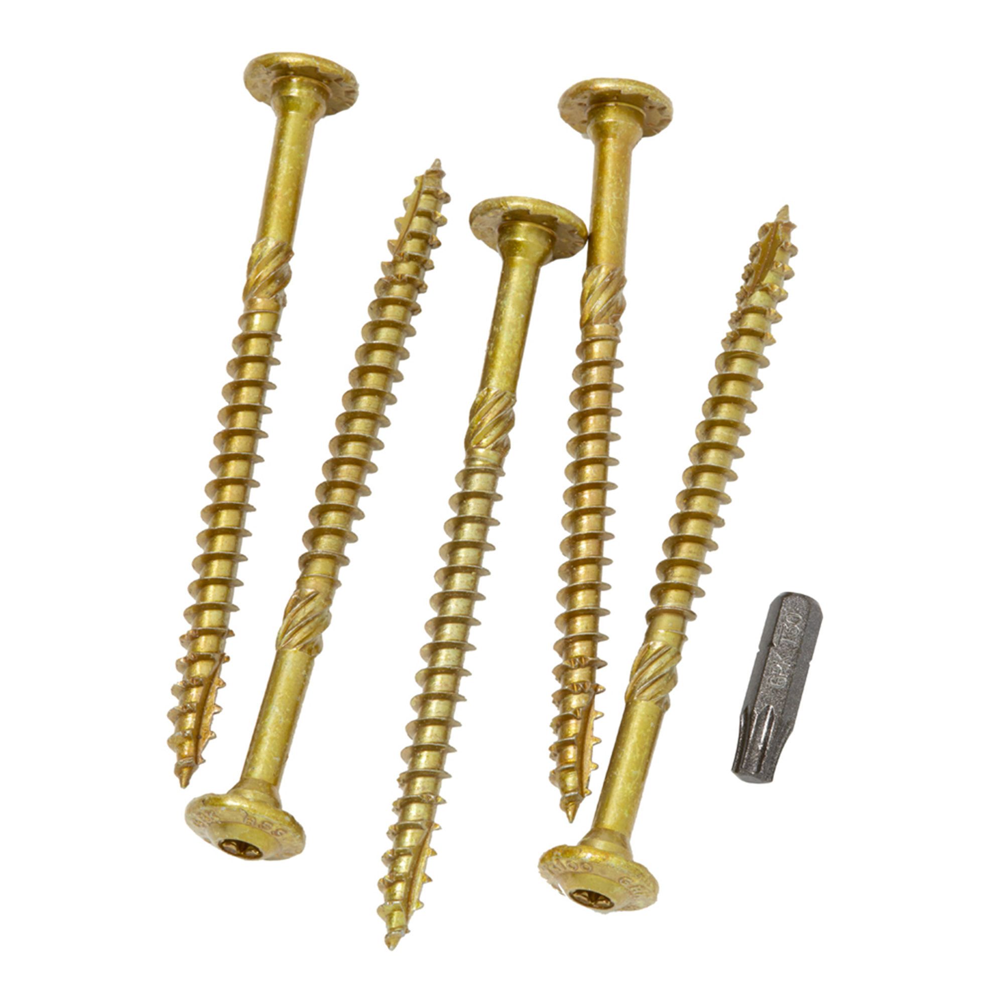 Rugged Structural Screws RSS - 5/16" x 4" - 400/Pkg from GRK | BMR