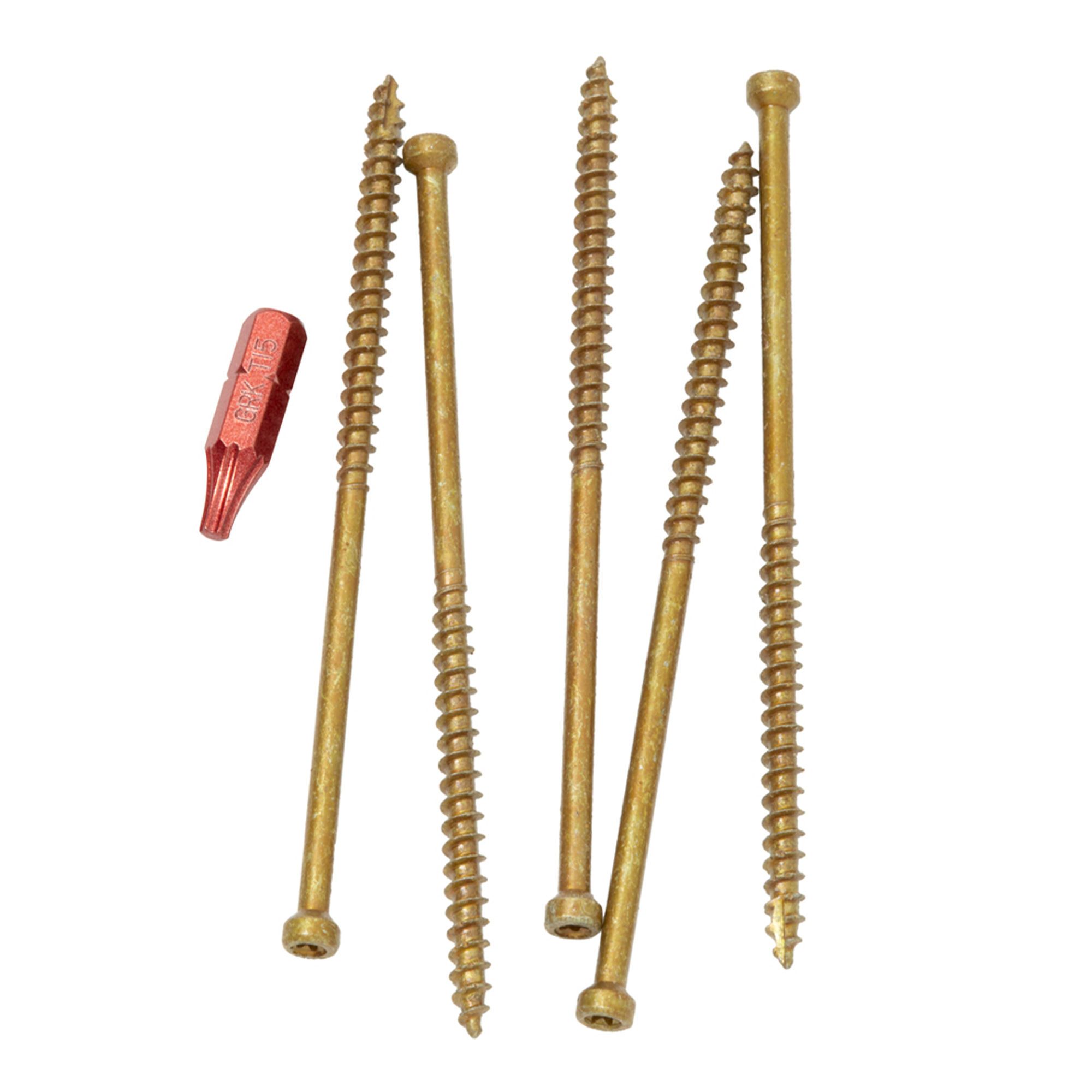 Screw Deck Fin/Trim - #9 x 4" - 50/Pkg from GRK | BMR