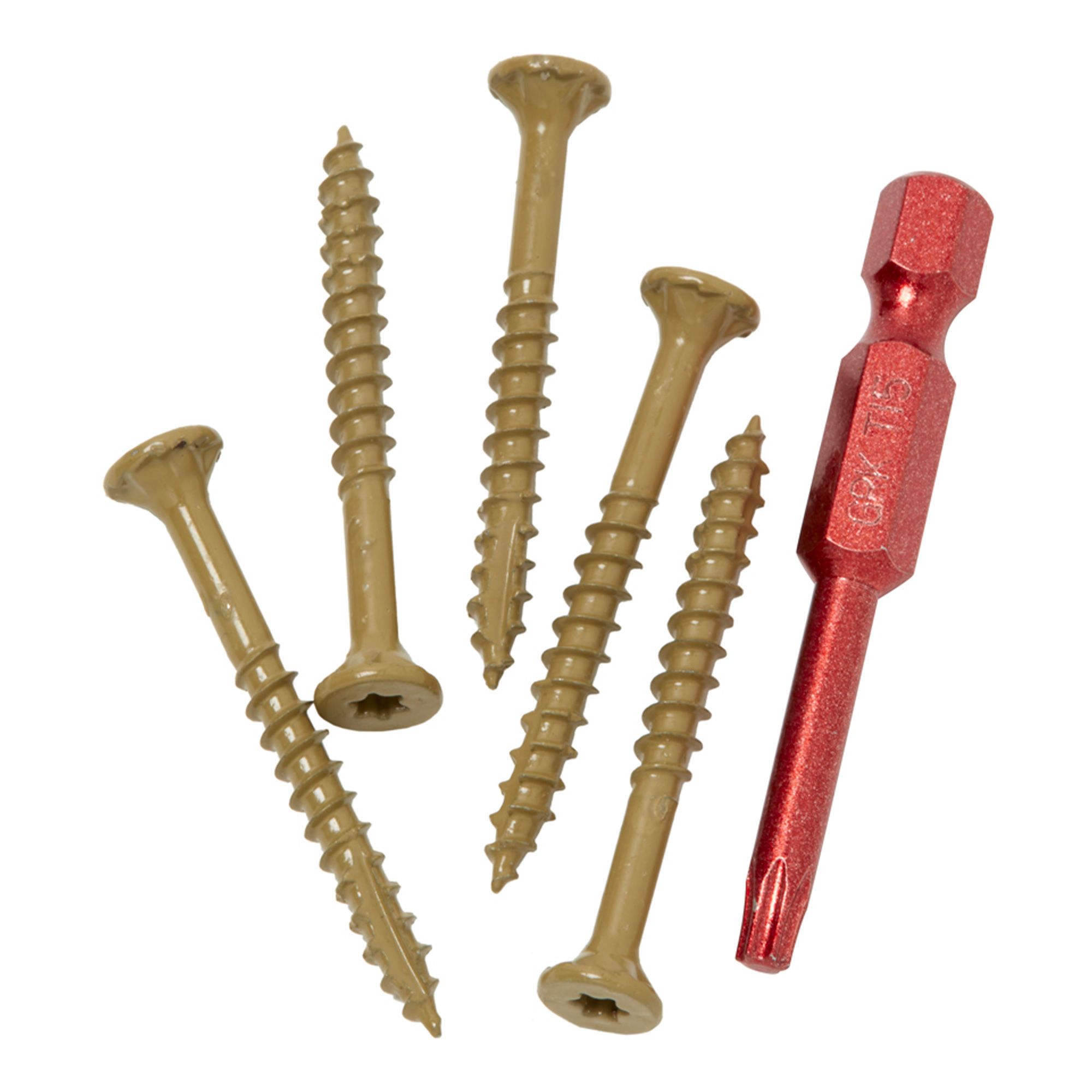 Vis, Deck Elite, PP 8 x 1 1/2", 850/pqt de GRK | BMR