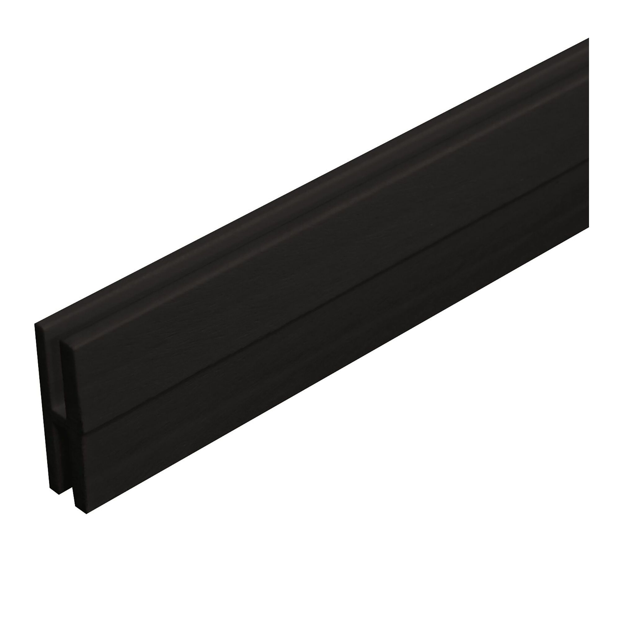 H-Channel Moulding for Lattice or Privacy Panels – PVC – Black – 8 ...