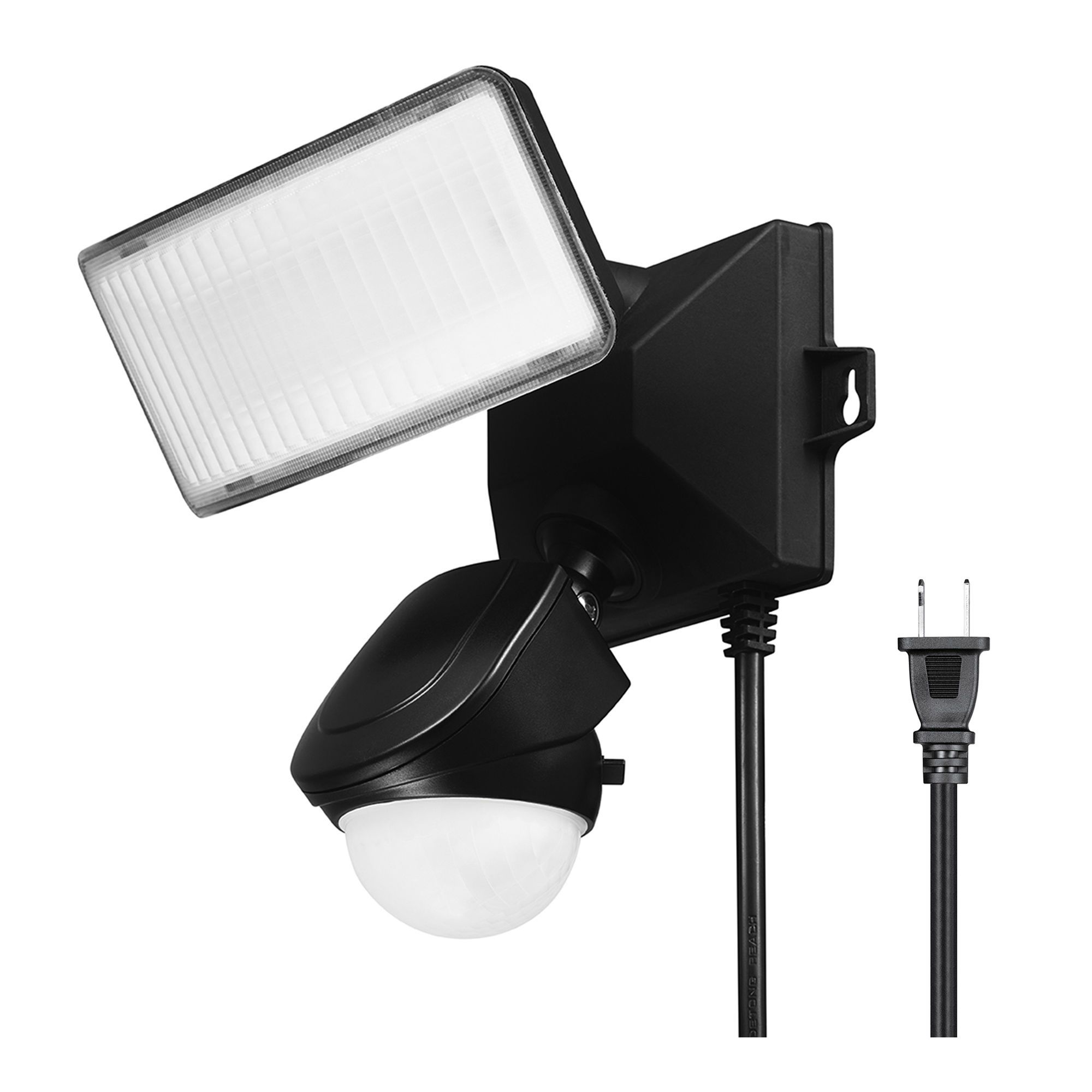 Security Light – LED – Plug In - Black from GLOBE | BMR