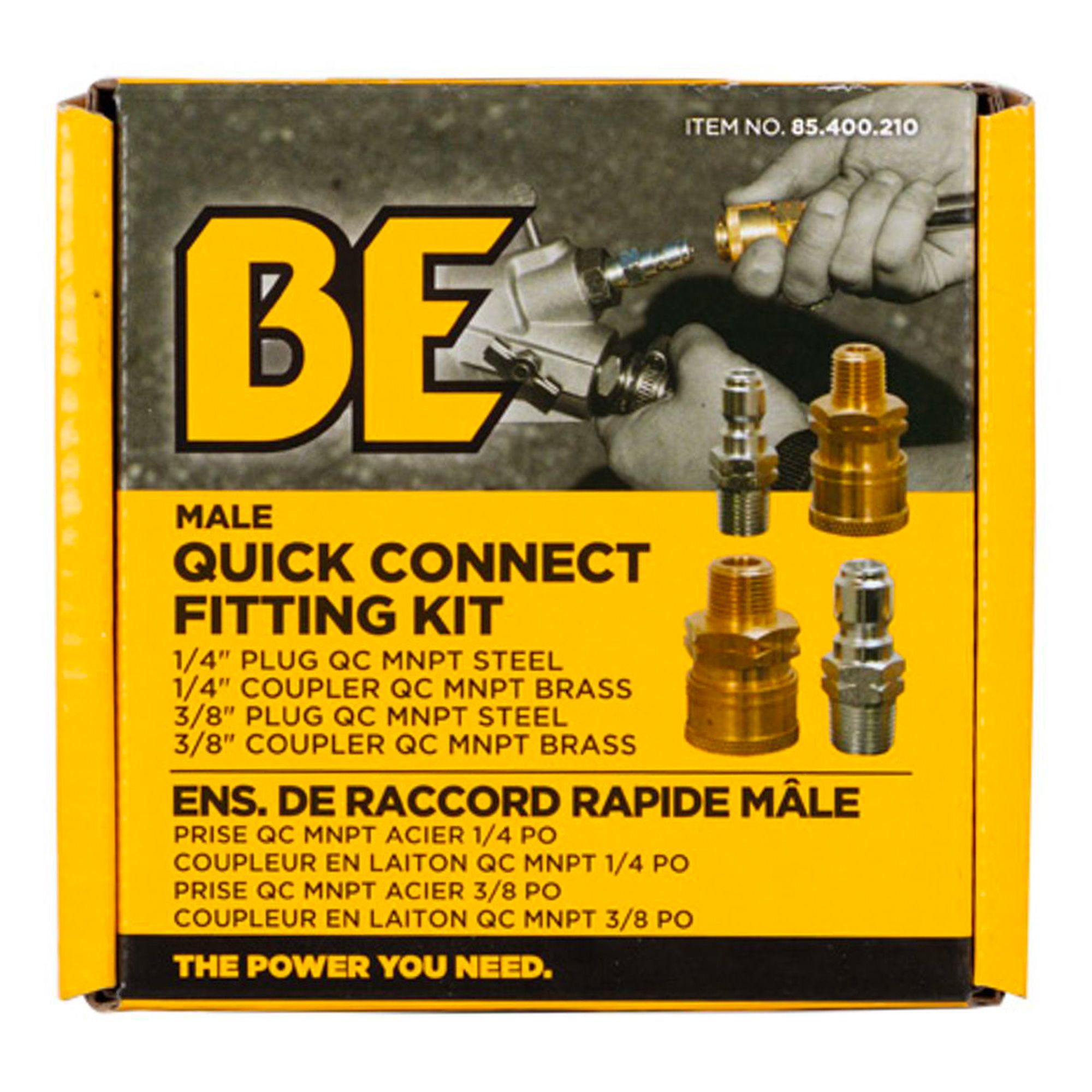 Quick Connect MNPT Fitting Kit from BE POWER EQUIPMENT | BMR