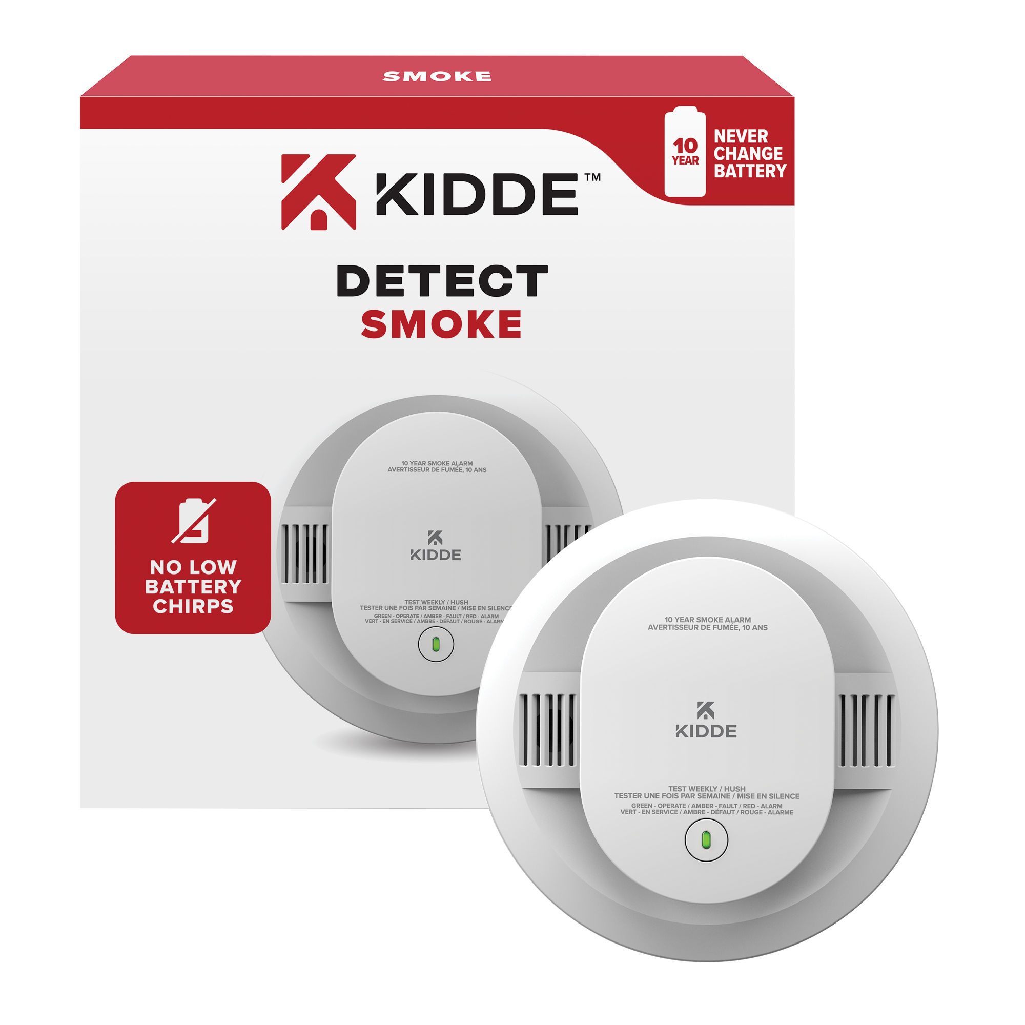 Smoke Alarm - With 10 Years Sealed Battery from KIDDE | BMR