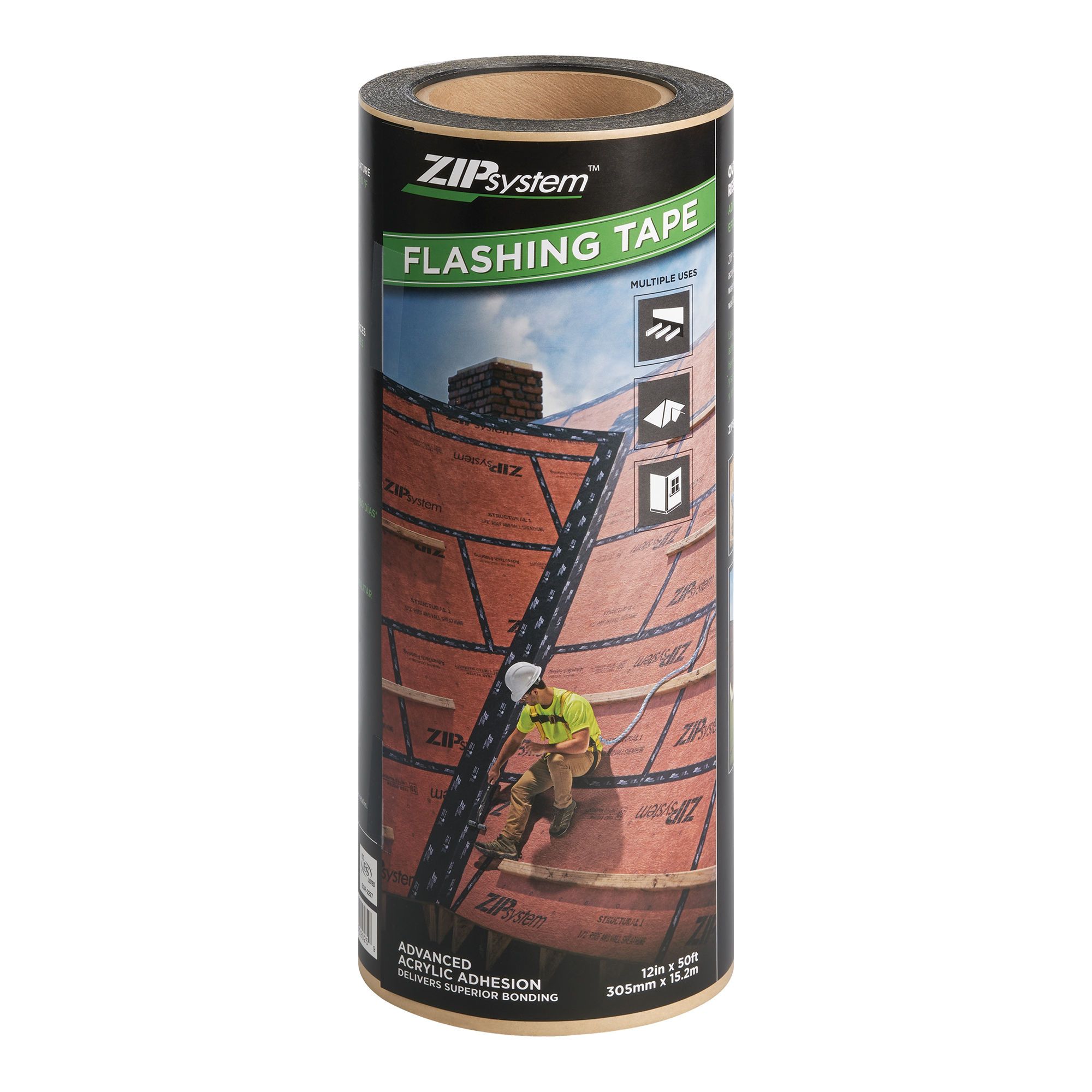 Tape - Zip System – Linerflash Tape – 12” x 50' from HUBER ENGINEERED ...