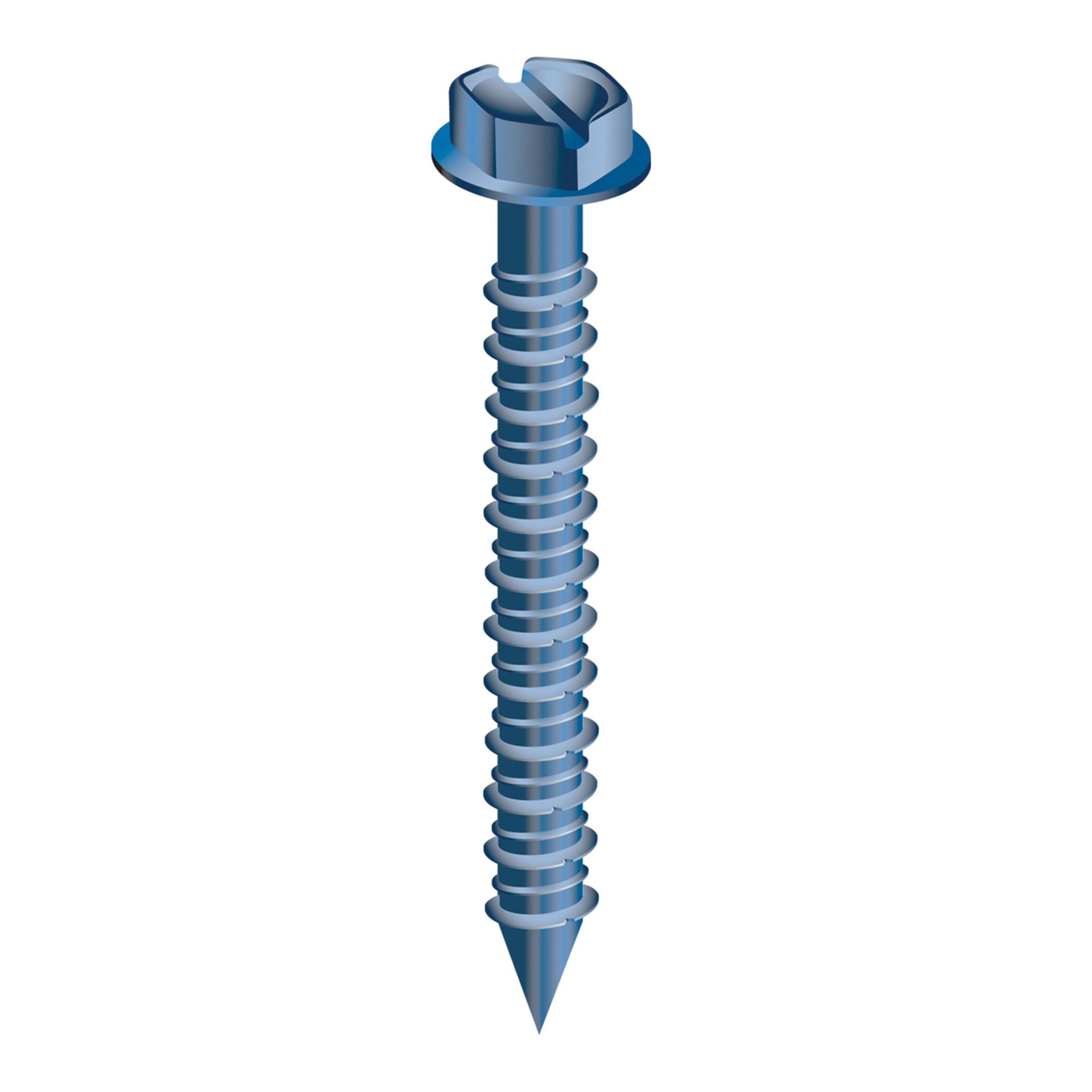 Concrete Screws - HH - Black - 1/4" x 3 1/4" - 10/pkg from COBRA | BMR