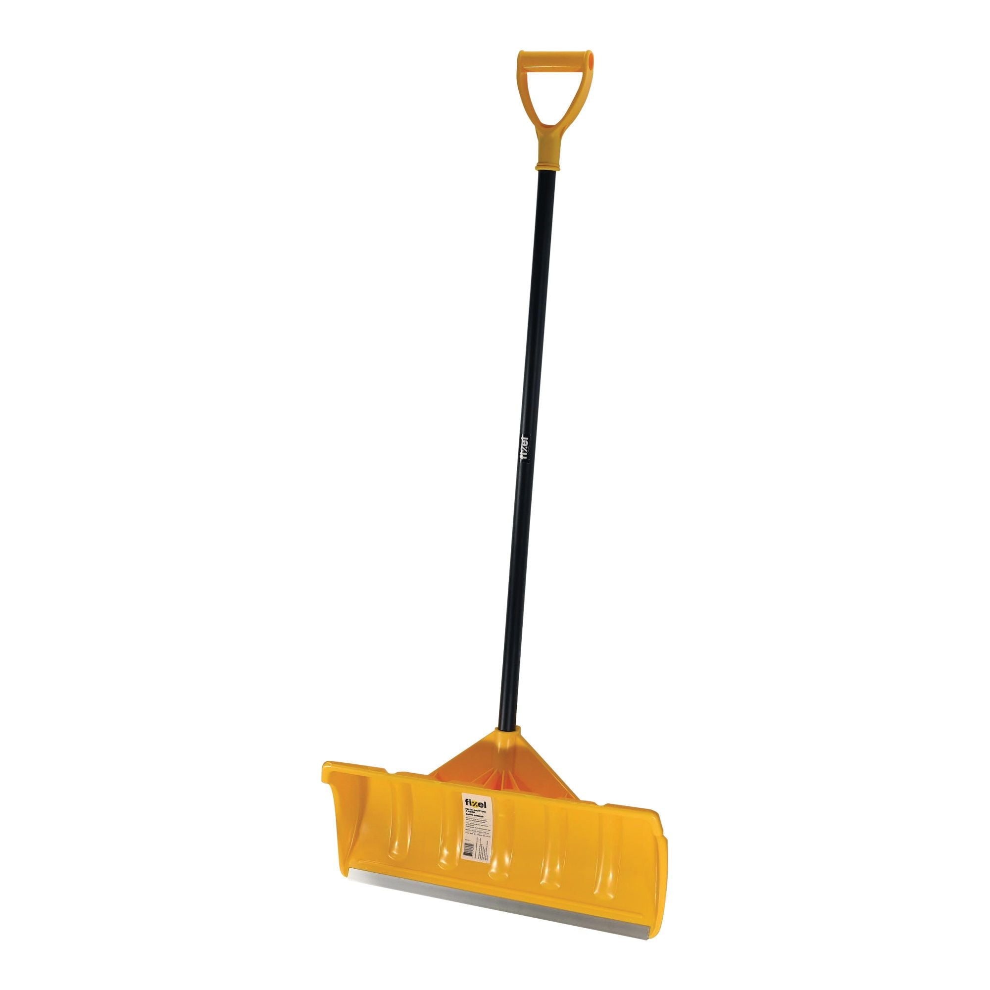 Snow Scraper Shovel - Aluminum Edge - 22’’ - Yellow from FIXEL | BMR