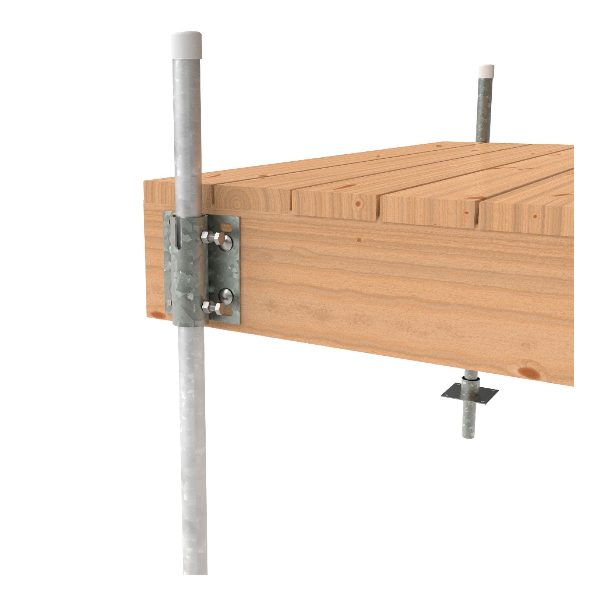 Leg Holder & Chain Fastener - 6" x 7" x 3/16" from MULTINAUTIC | BMR