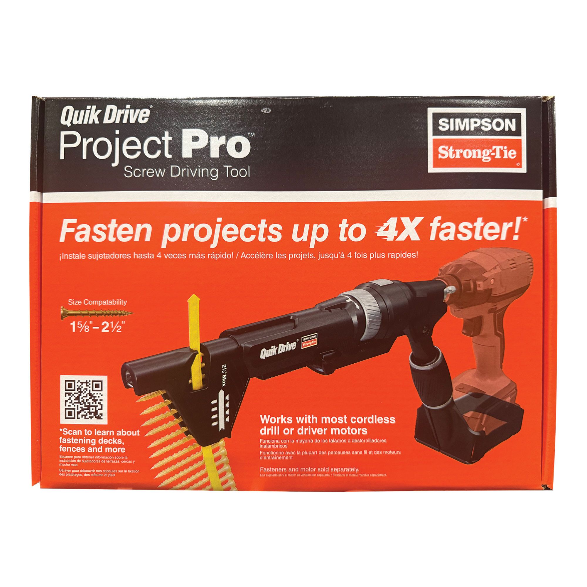 Quick Drive Project Pro Screw Driving Tool from SIMPSON STRONG-TIE | BMR